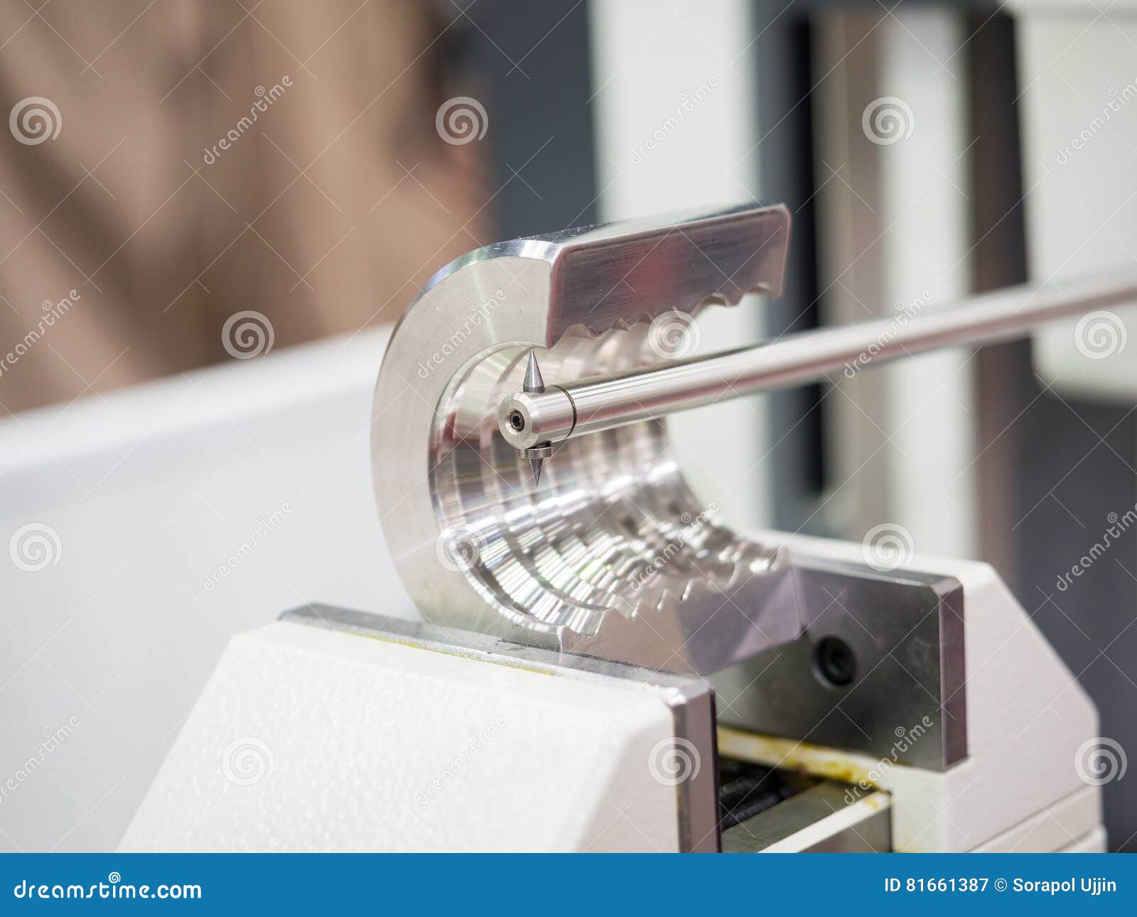 Inspection Automotive Part by Contour Measuring Machine Stock Image ...