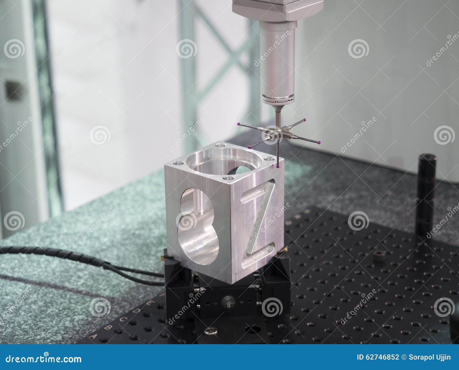 Inspection Automotive Part Dimension Stock Photo - Image of inspecting ...