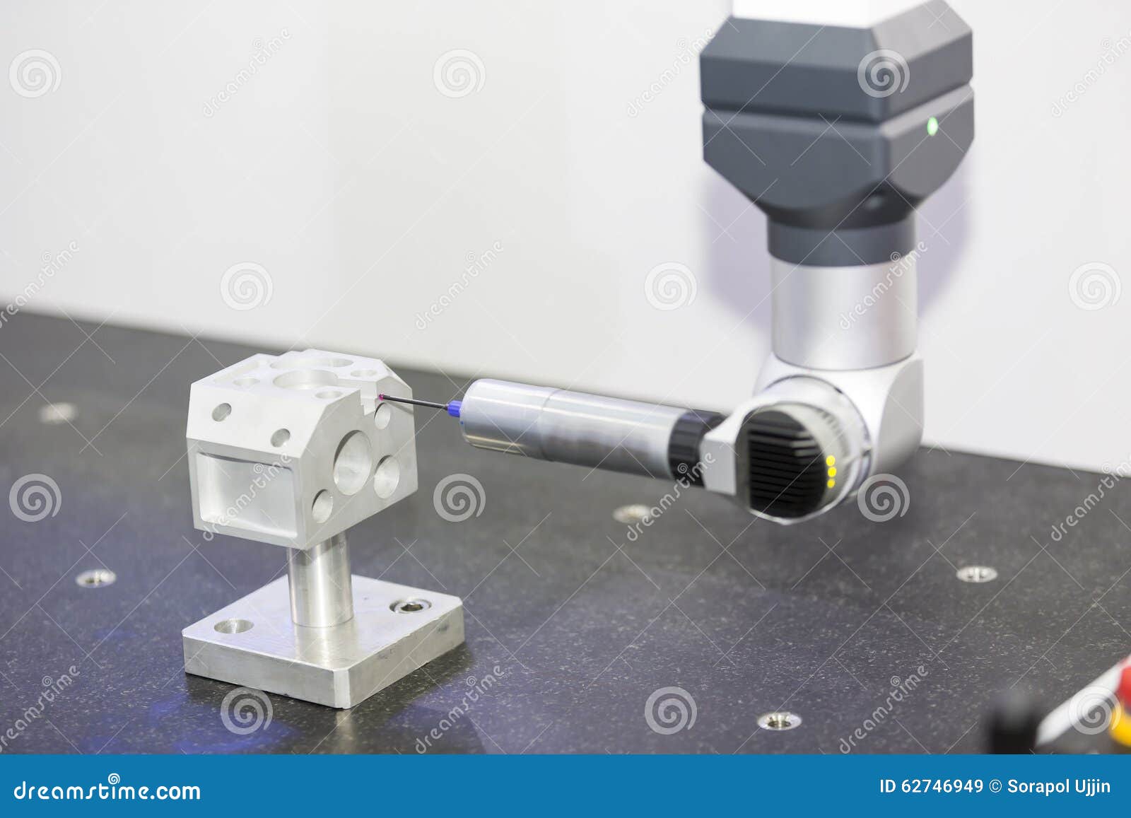 Inspection Automotive Part Dimension Stock Image - Image of sensor ...