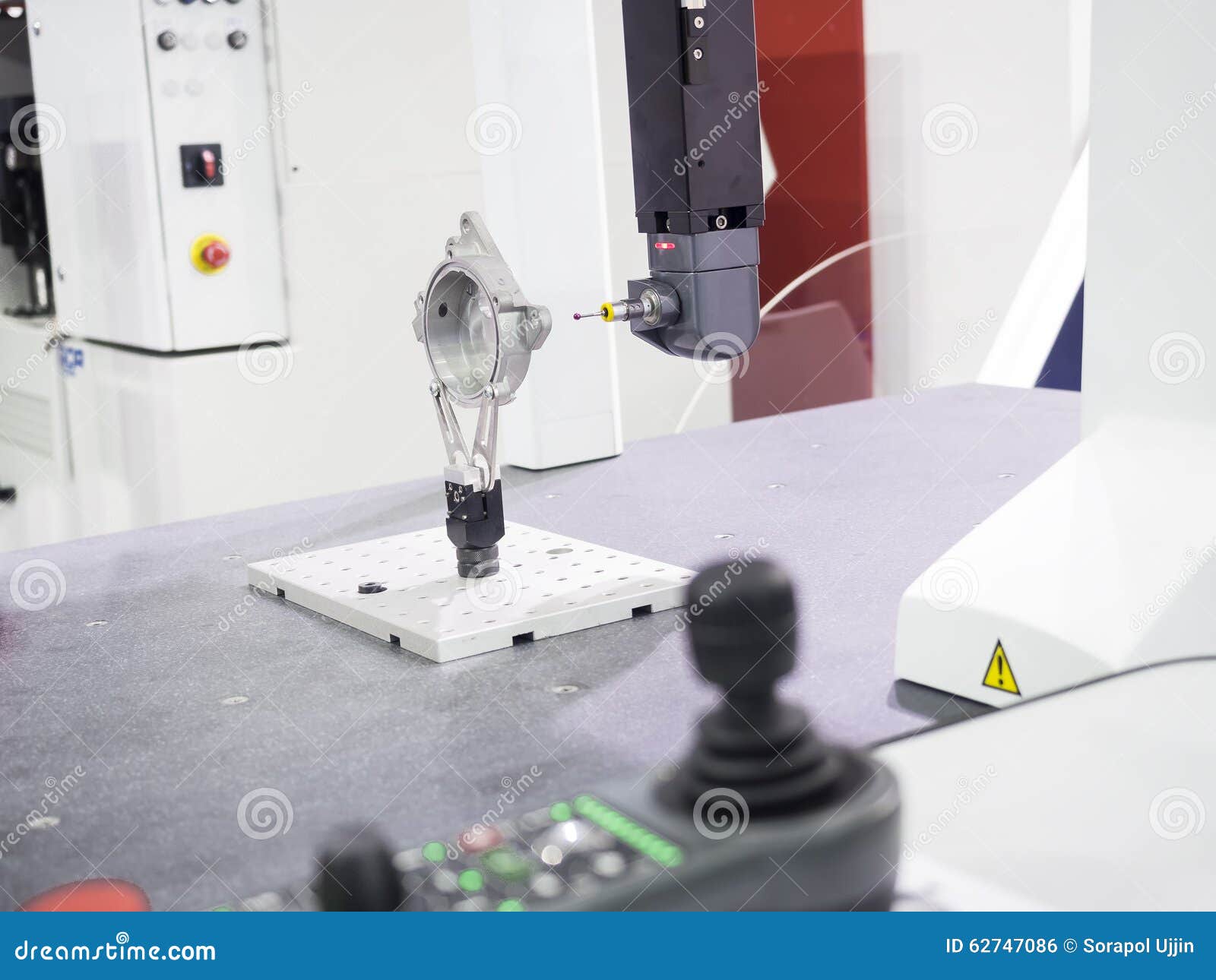 Inspection Automotive Part Dimension Stock Photo - Image of meta ...