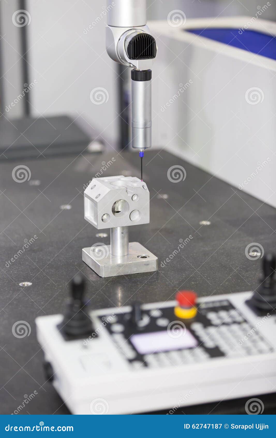 Inspection Automotive Part Dimension Stock Image - Image of coordinate ...