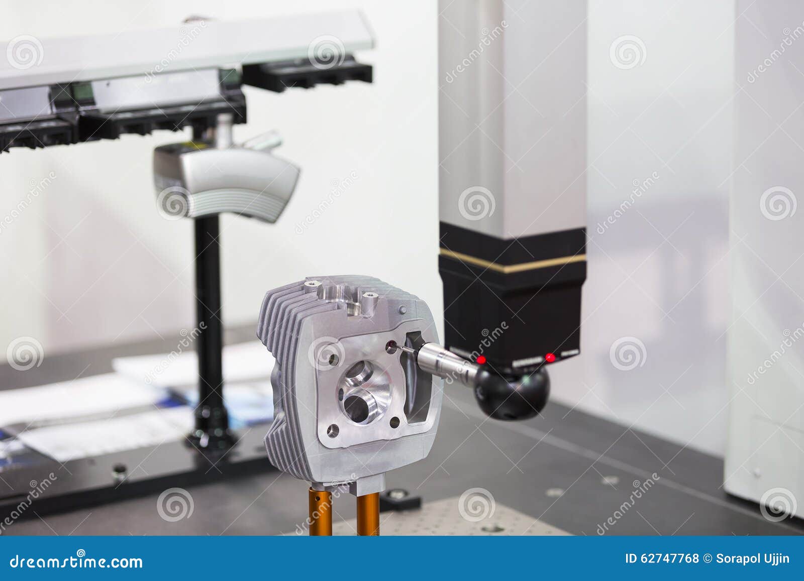 Inspection Automotive Part Dimension Stock Photo - Image of inspecting ...