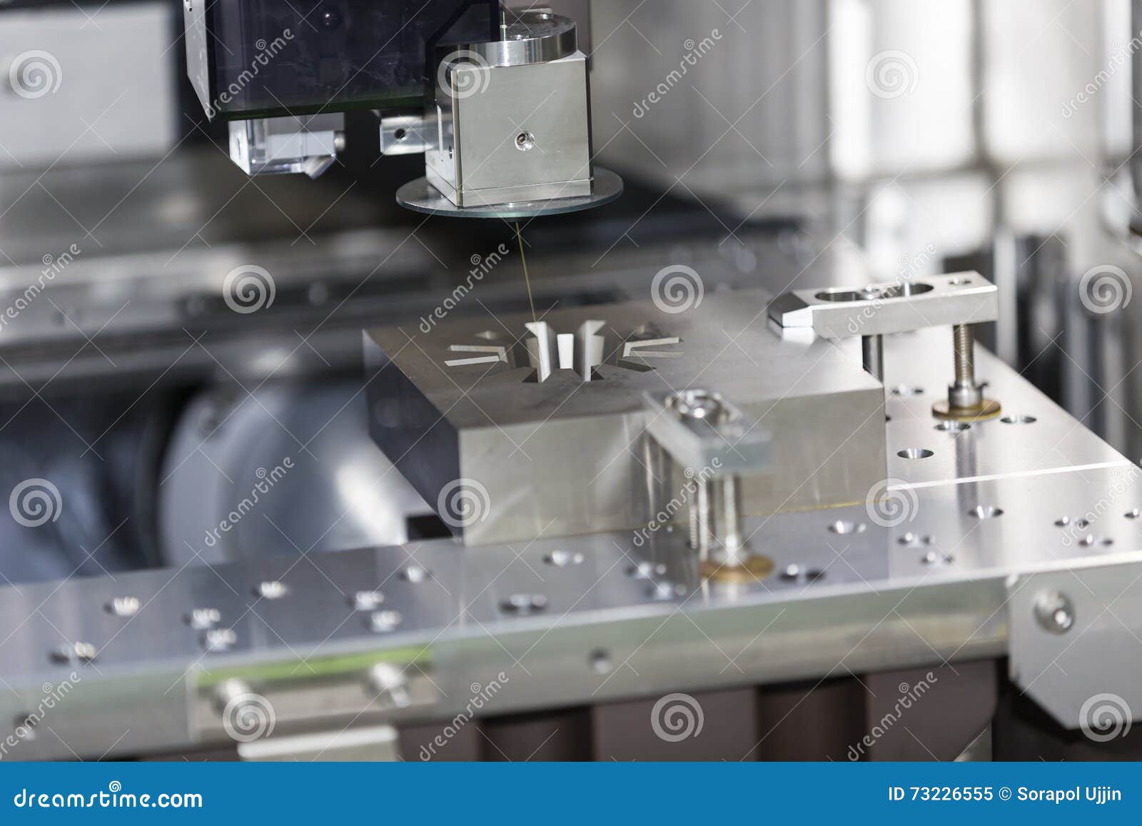 Inspection Automotive Part by Roughness Measuring Machine Stock Image ...
