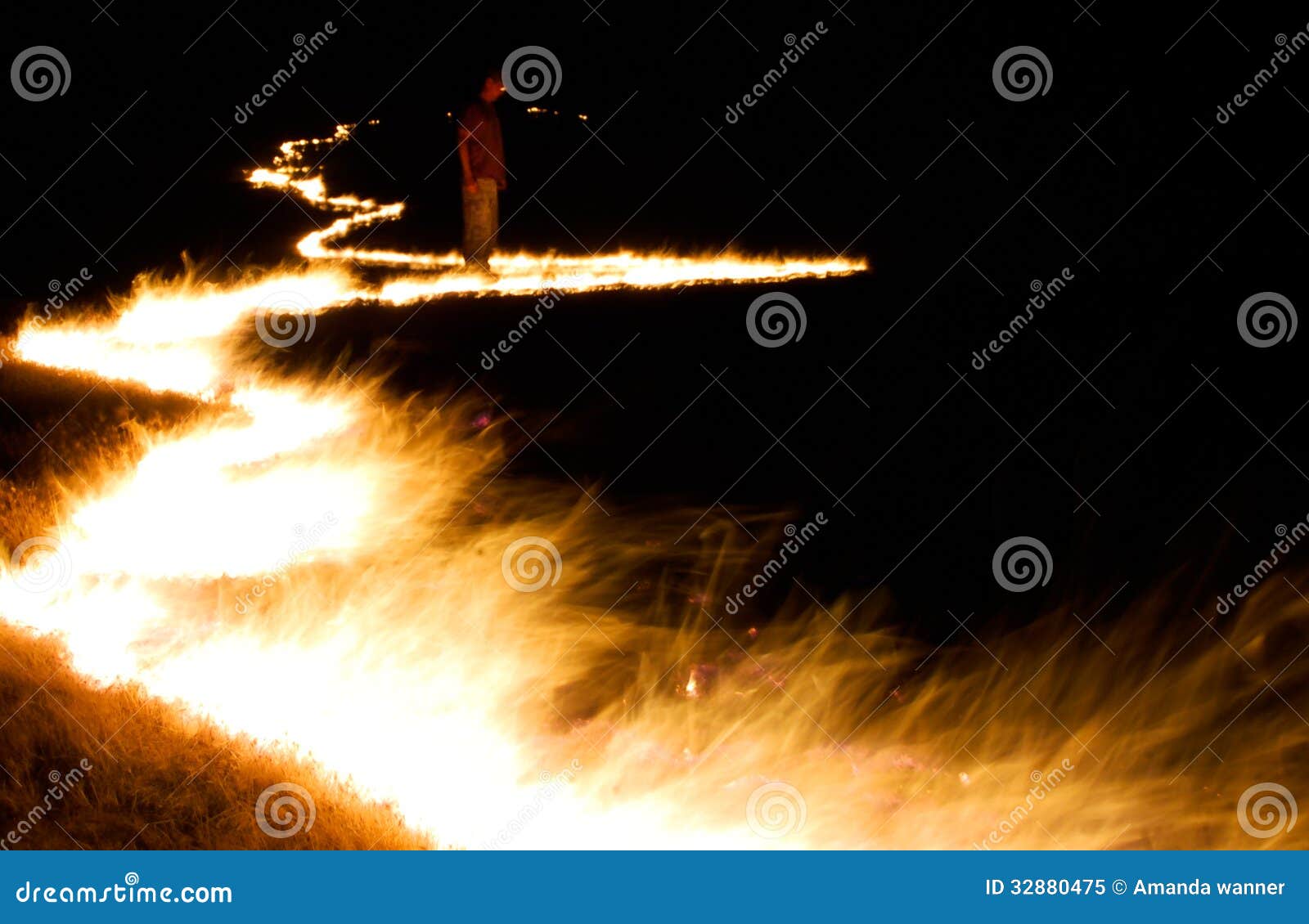 Inspection D'un Feu Sauvage Image éditorial - Image du bushfire, pays ...