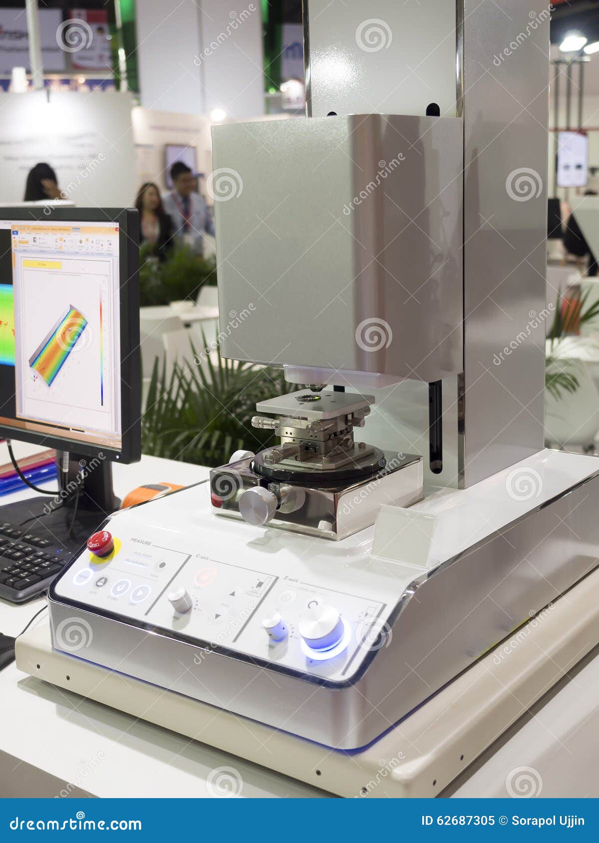 Inspection High Precision Part by Aotumate Vision System Stock Image ...