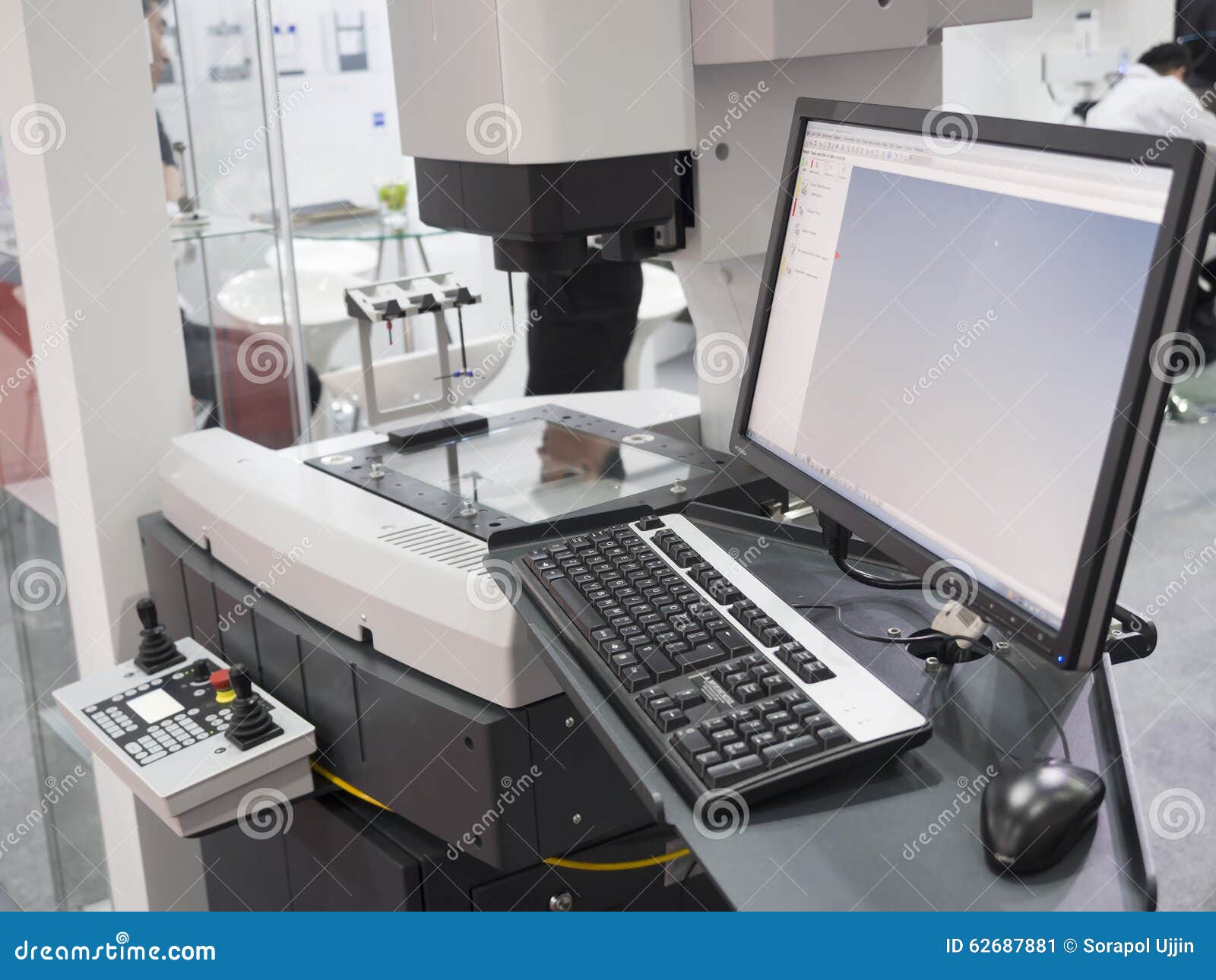 Inspection High Precision Part by Aotumate Vision System Stock Image ...