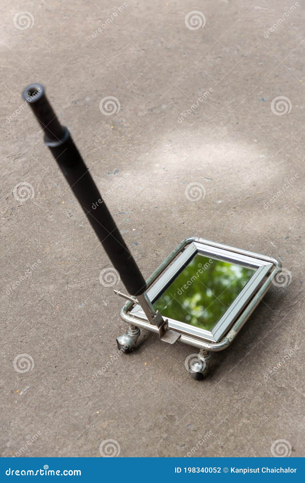 Inspection Mirror for Bomb. Inspection Mirror for Threats of Explosives ...