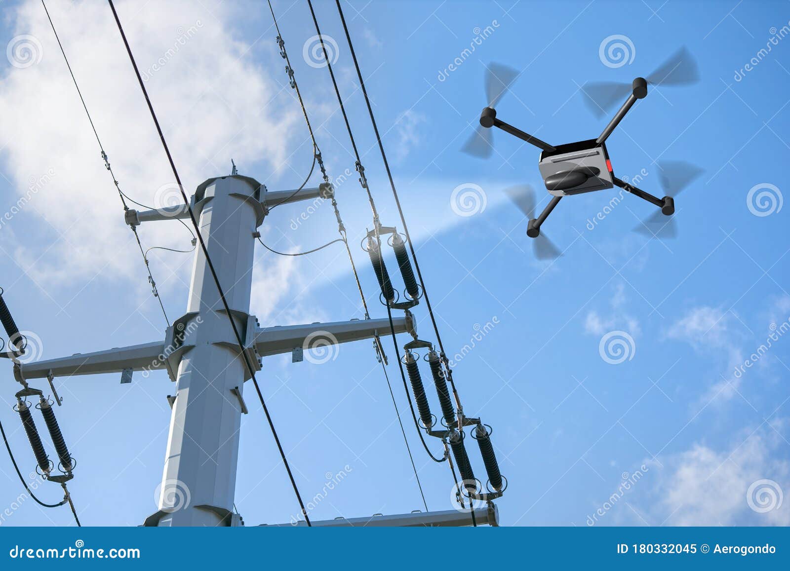 Observation Drone Concept Royalty-Free Stock Photo | CartoonDealer.com ...