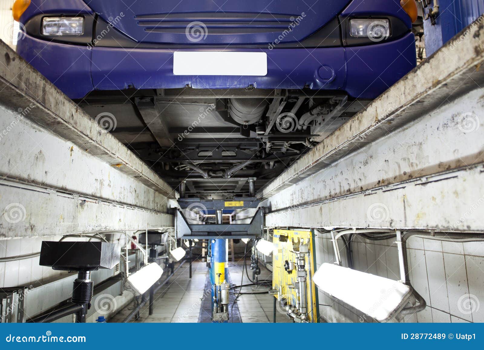 Truck Inspection Pit Inspection Pit Hi Res Stock Photography And