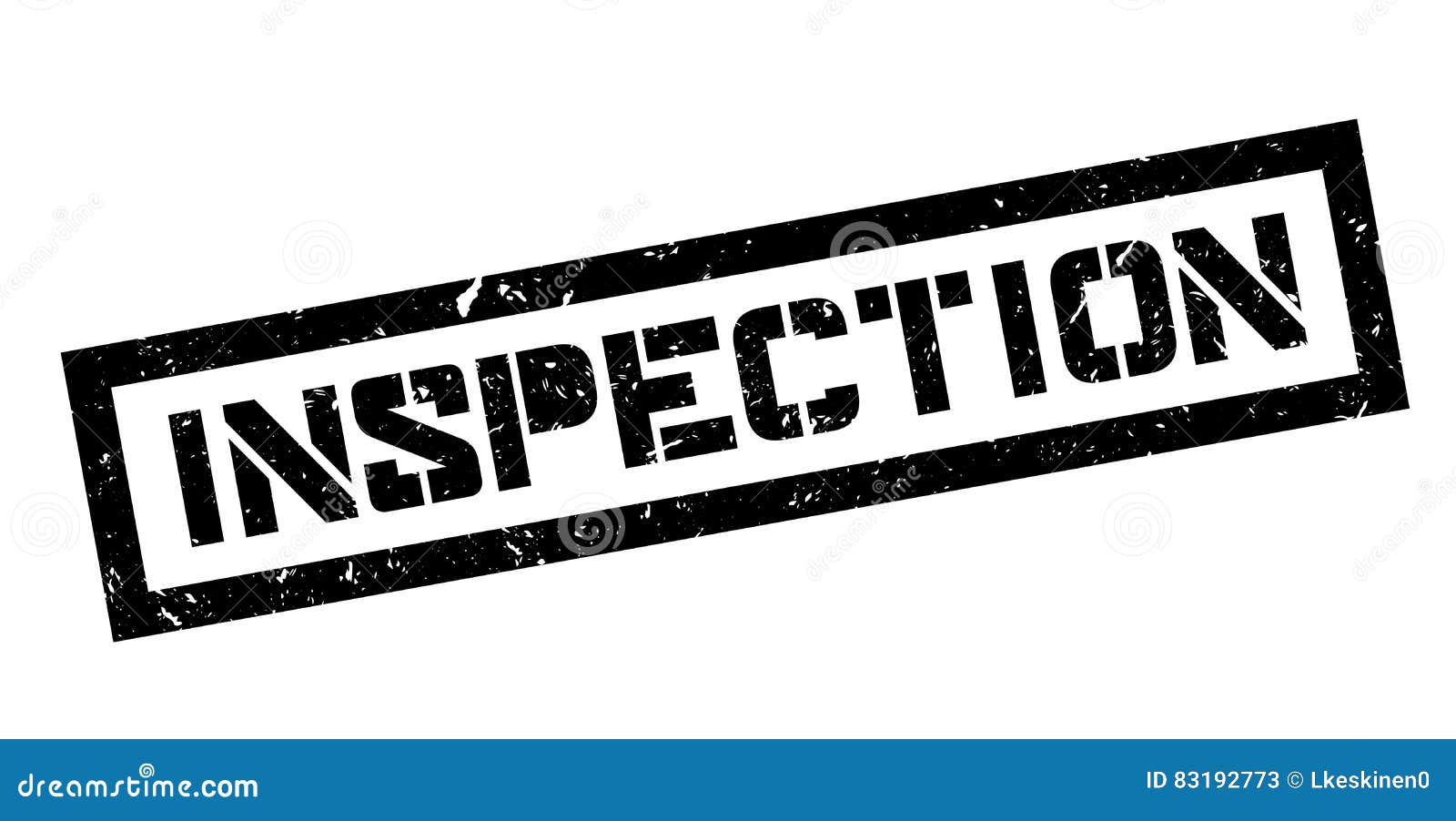 Inspection rubber stamp stock illustration. Illustration of examination ...