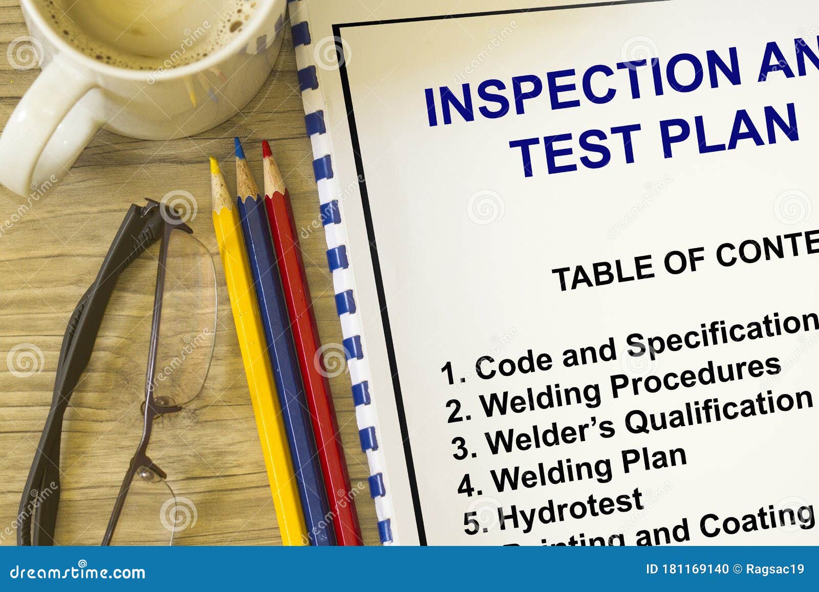 Inspection and Test Plan Concept Stock Photo - Image of quality ...