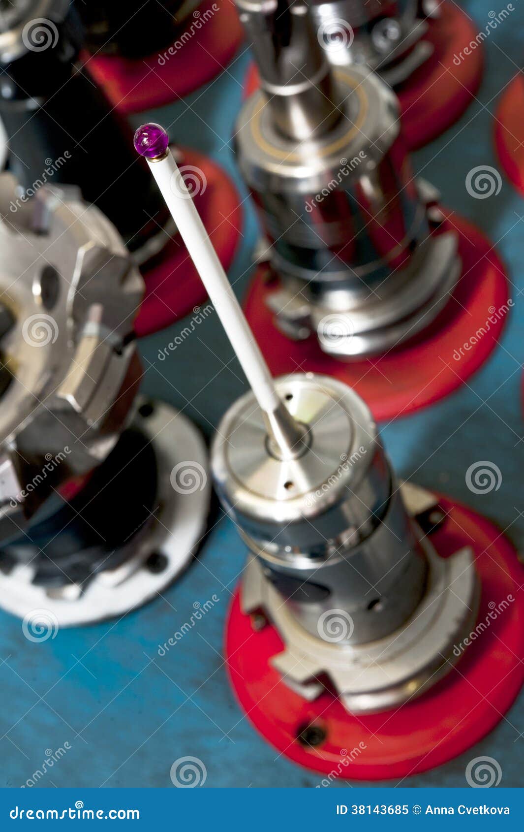 Inspection Touch Probe for Cnc Machines. Closeup. Stock Image - Image ...