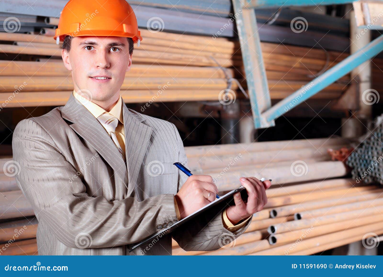 Inspector stock photo. Image of engineer, manager, blue - 11591690