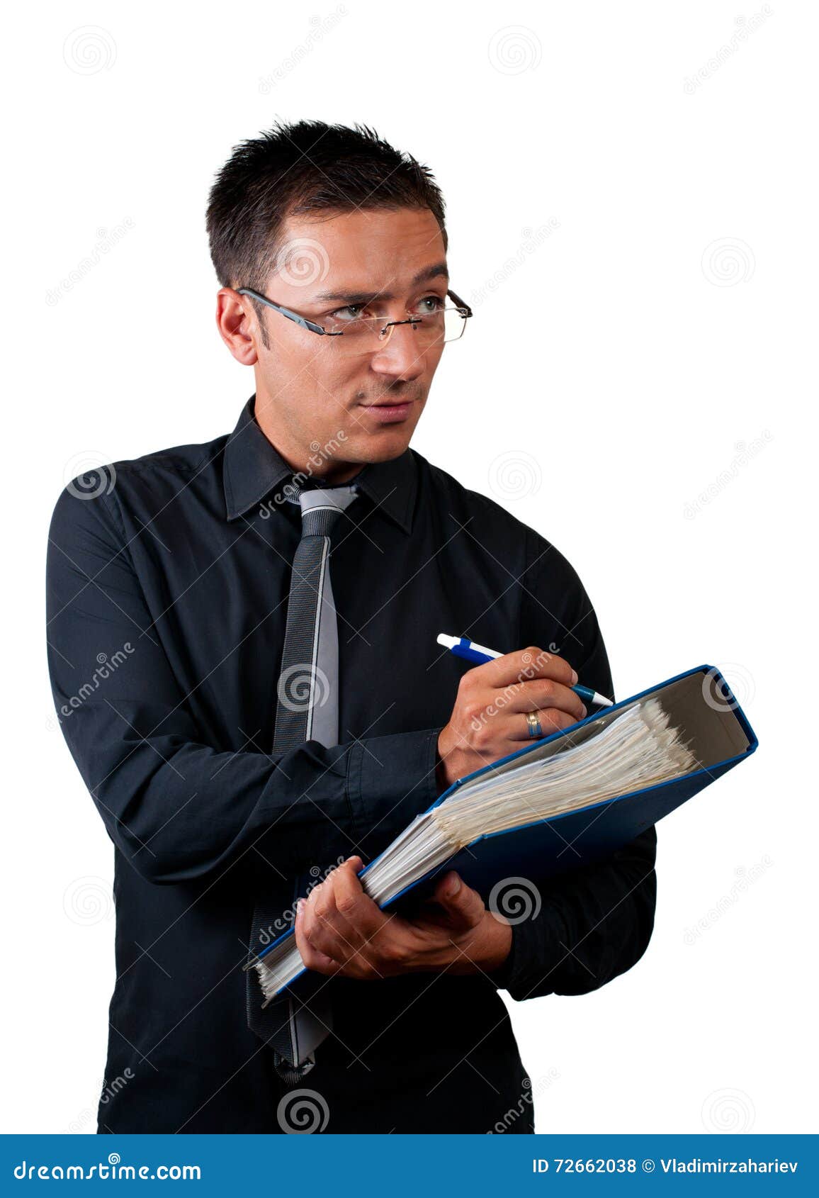 Black Inspector Inspecting The Containers At The Port Royalty-Free ...