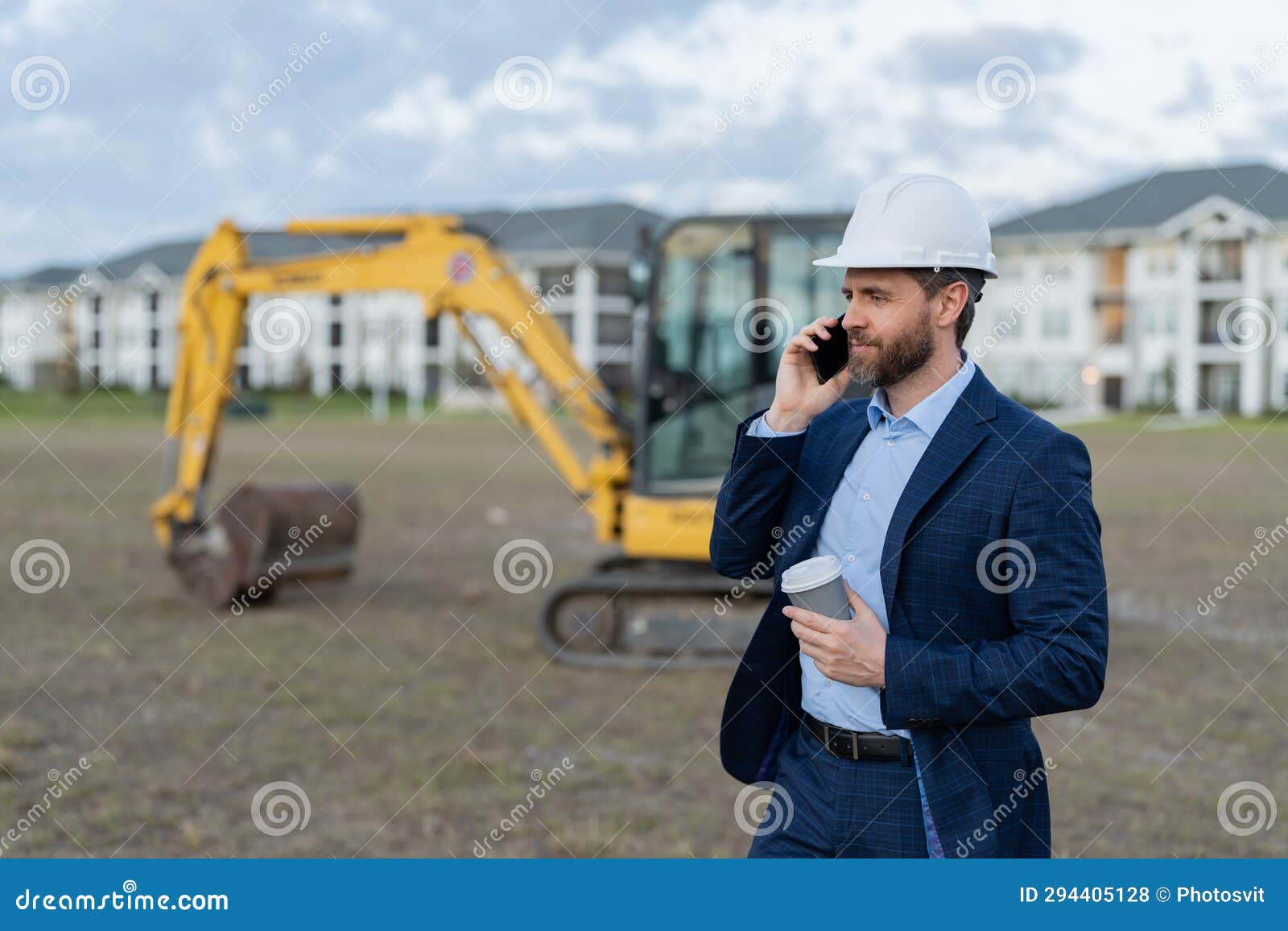 Inspector of Construction Engineering, Advertisement. Photo with ...
