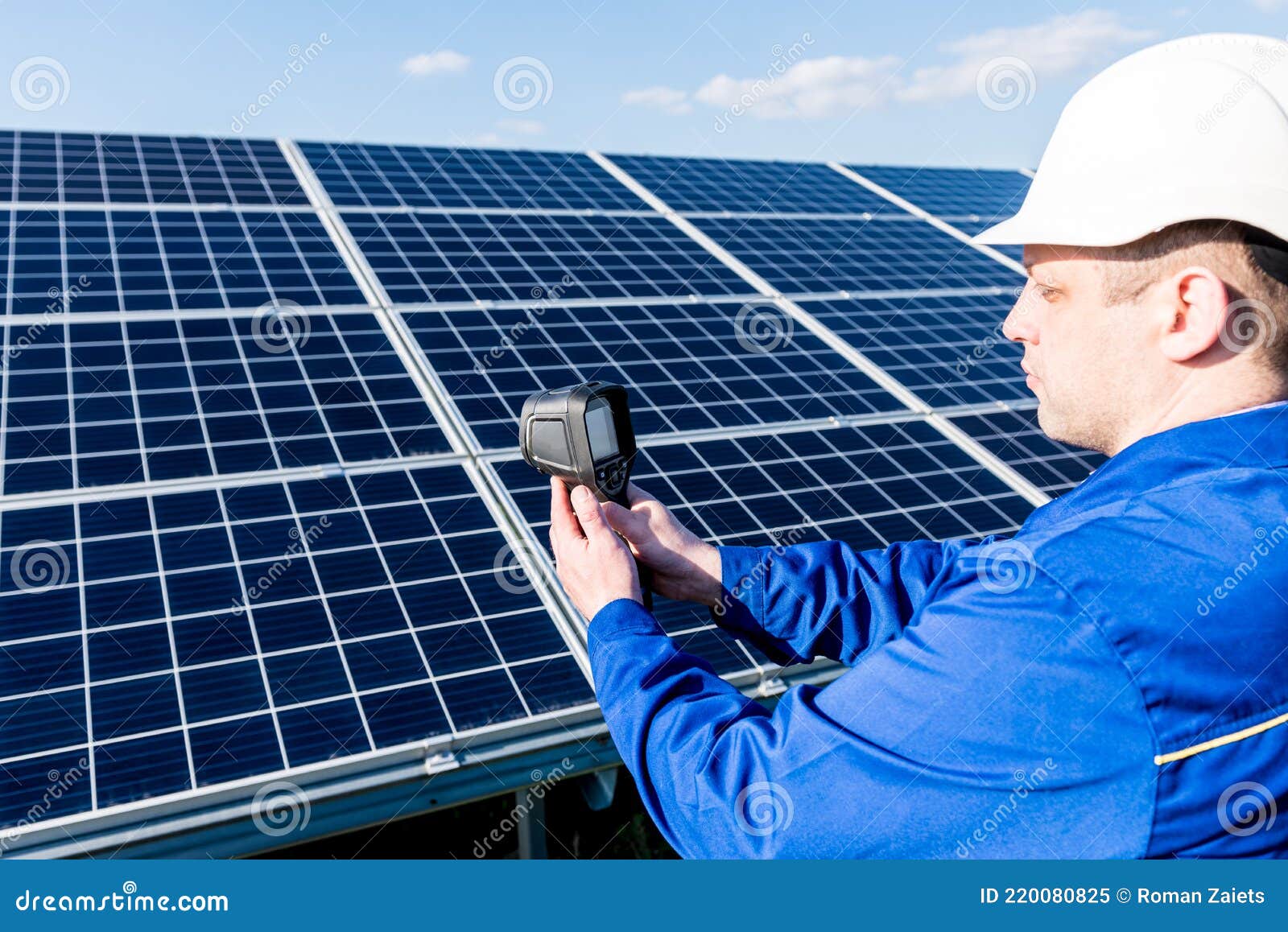 Inspector Examination of Photovoltaic Modules Using a Thermal Imaging ...