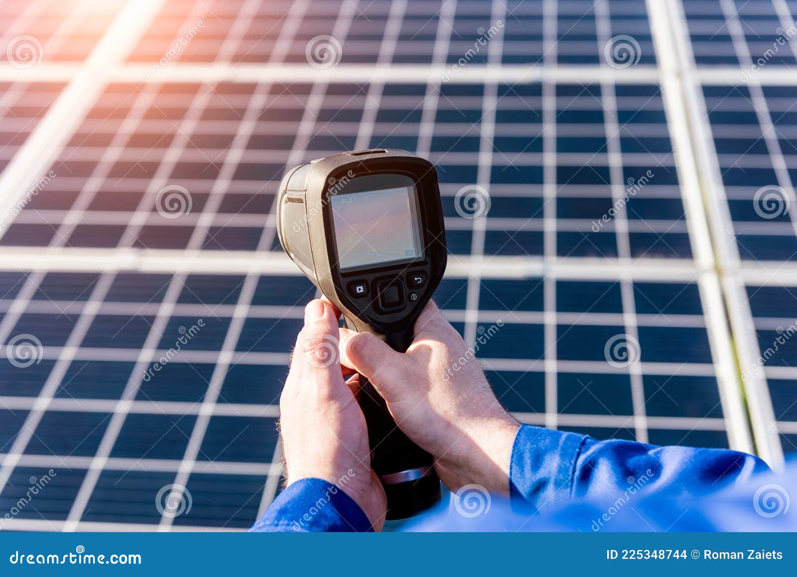 Inspector Examination of Photovoltaic Modules Using a Thermal Imaging ...