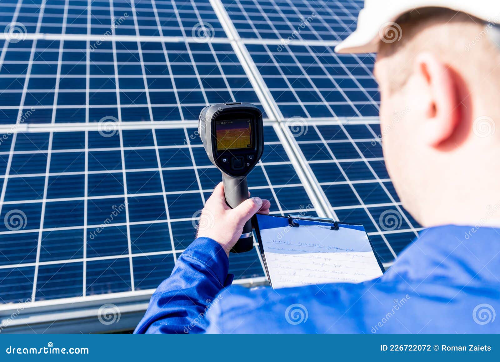 Inspector Examination of Photovoltaic Modules Using a Thermal Imaging ...