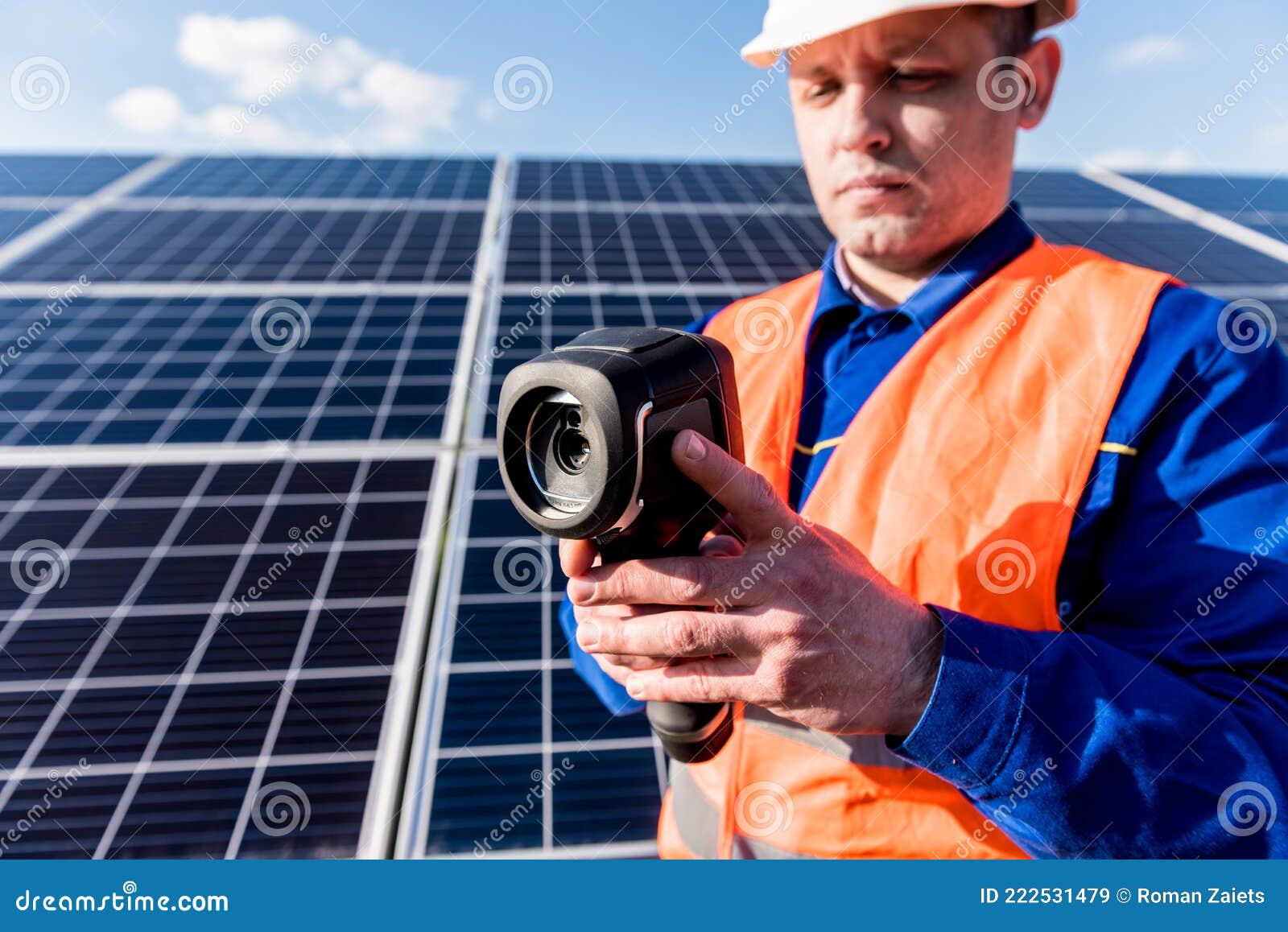 Inspector Examination of Photovoltaic Modules Using a Thermal Imaging ...