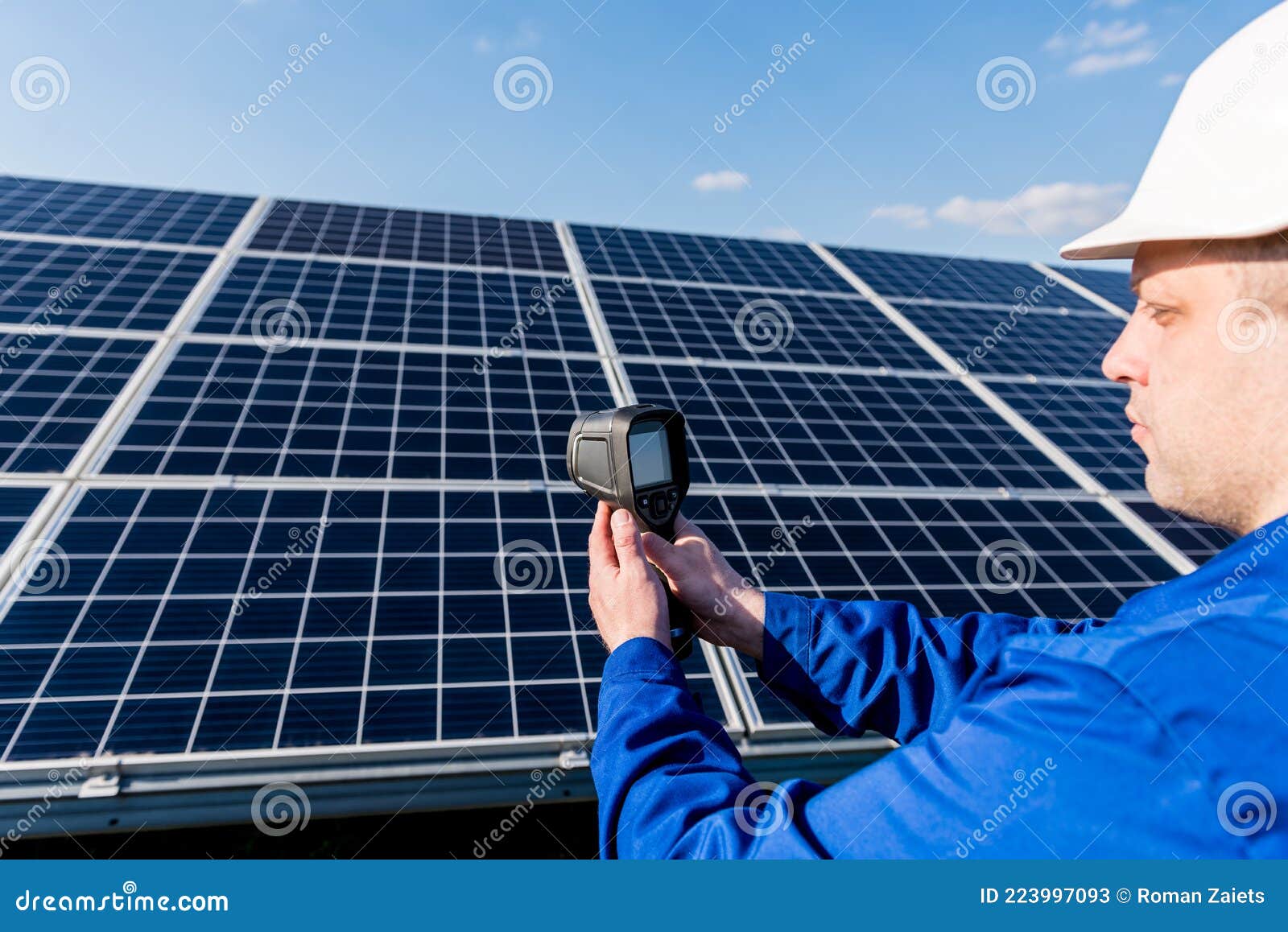 Inspector Examination of Photovoltaic Modules Using a Thermal Imaging ...