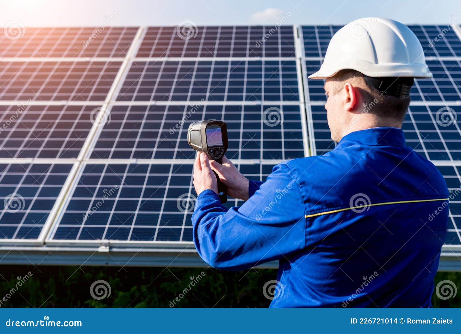 Inspector Examination of Photovoltaic Modules Using a Thermal Imaging ...
