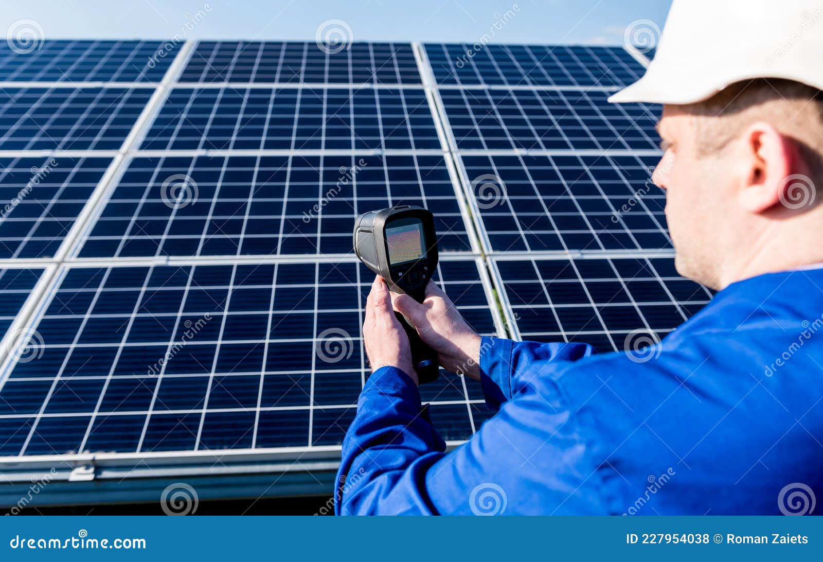 Inspector Examination of Photovoltaic Modules Using a Thermal Imaging ...