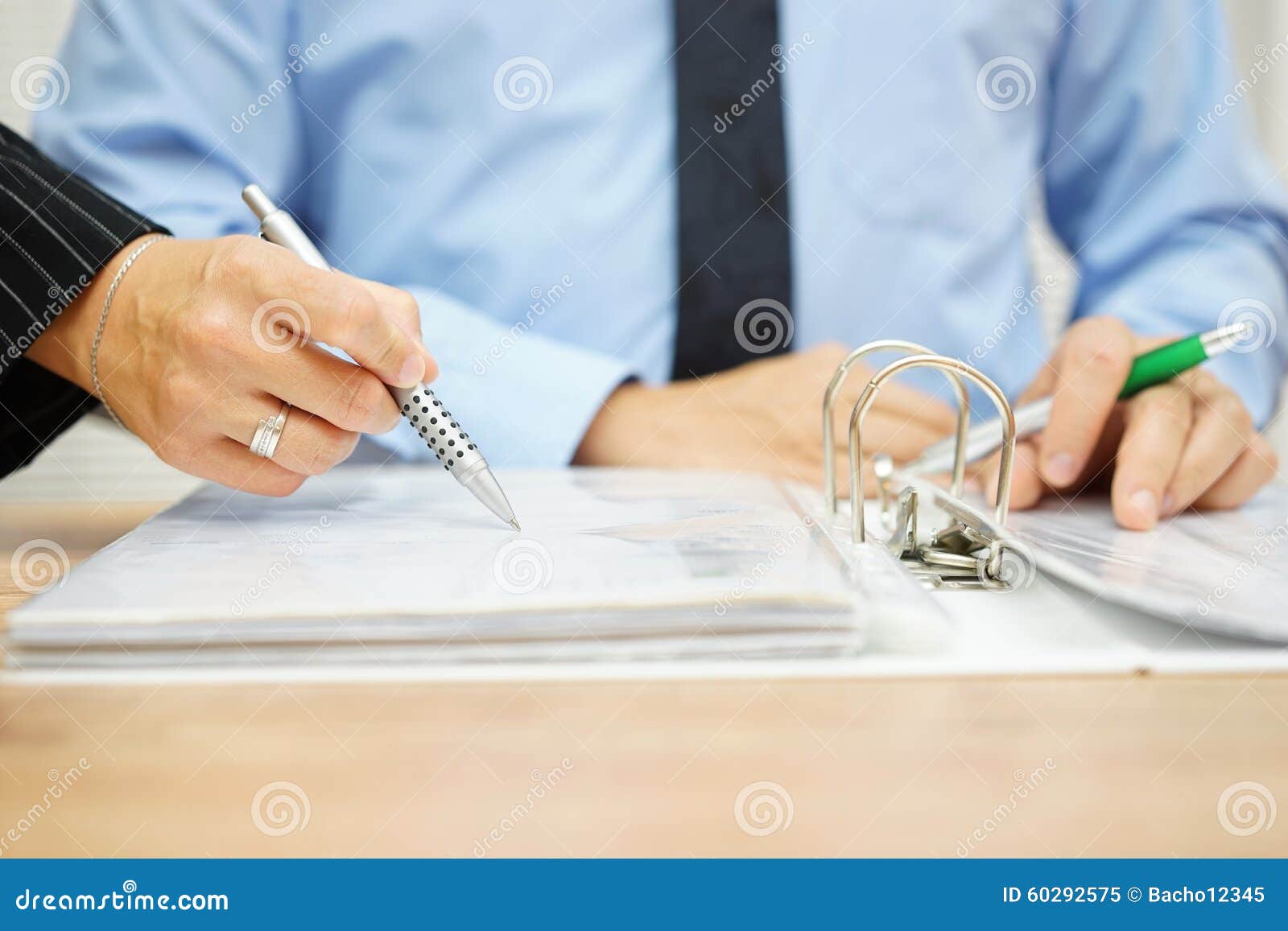 Inspector Find Fraud in Company Documentation Stock Image - Image of ...