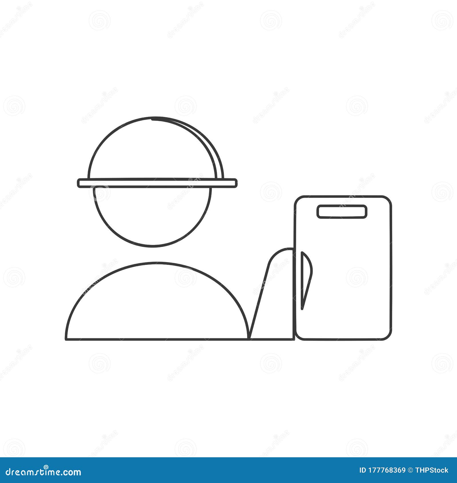 Inspector Icon Vector stock vector. Illustration of auditors - 177768369