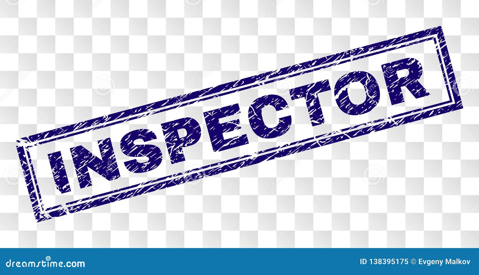 Grunge INSPECTOR Rectangle Stamp Stock Vector - Illustration of print ...