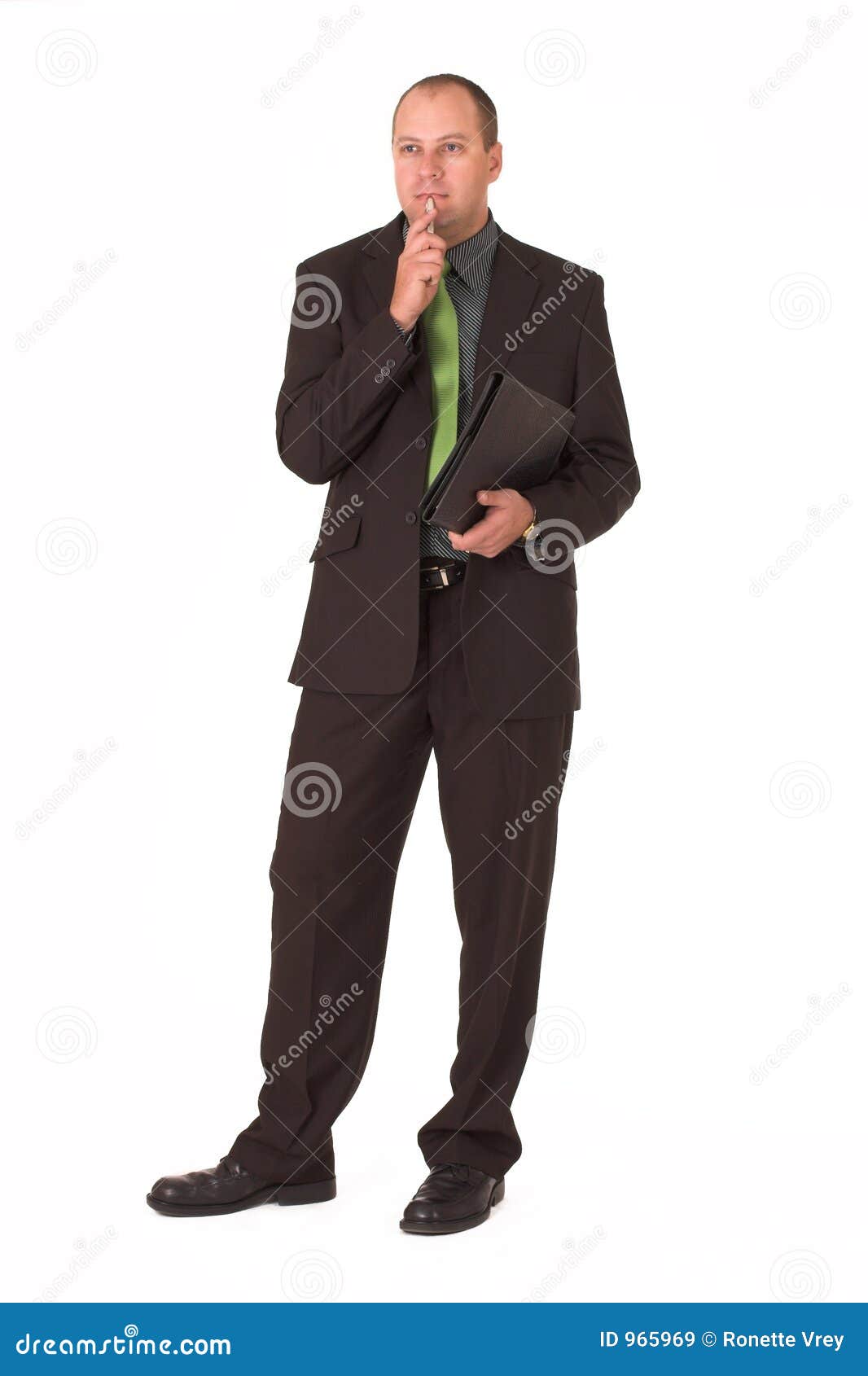 Inspector thinking stock image. Image of note, fashion - 965969