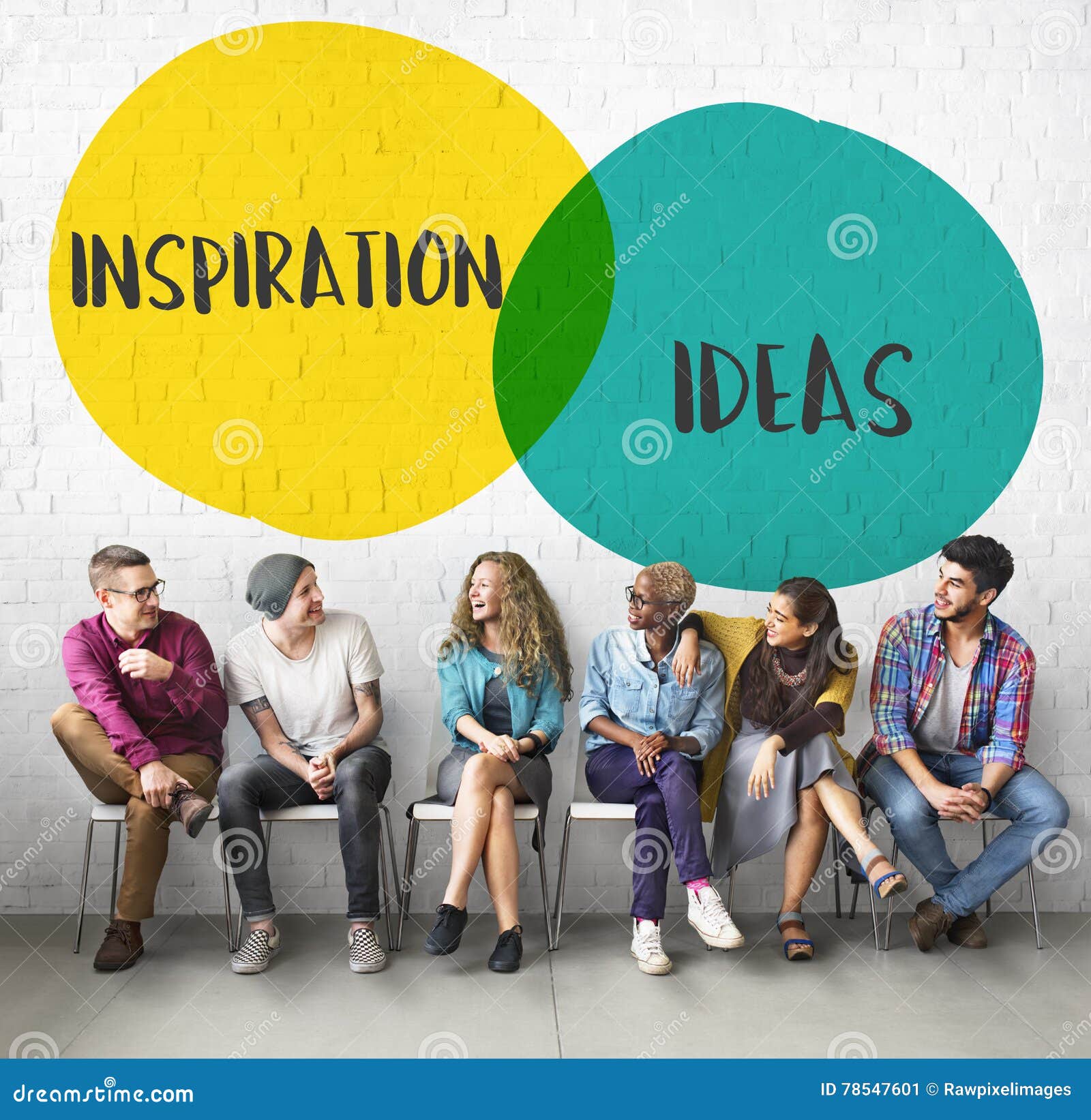 Inspiration Ideas Motivation Circles Concept Stock Image - Image of ...