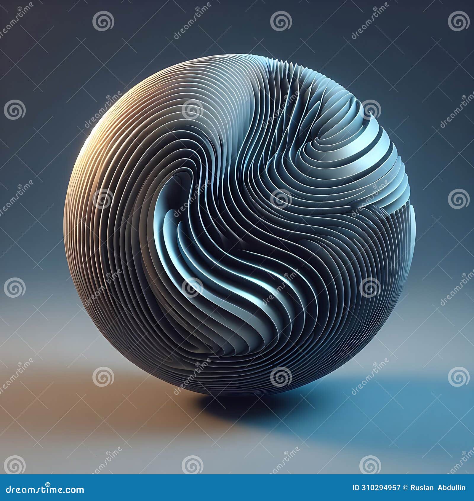 Inspiration from Nature: a Spherical Sculpture with Waves on the ...