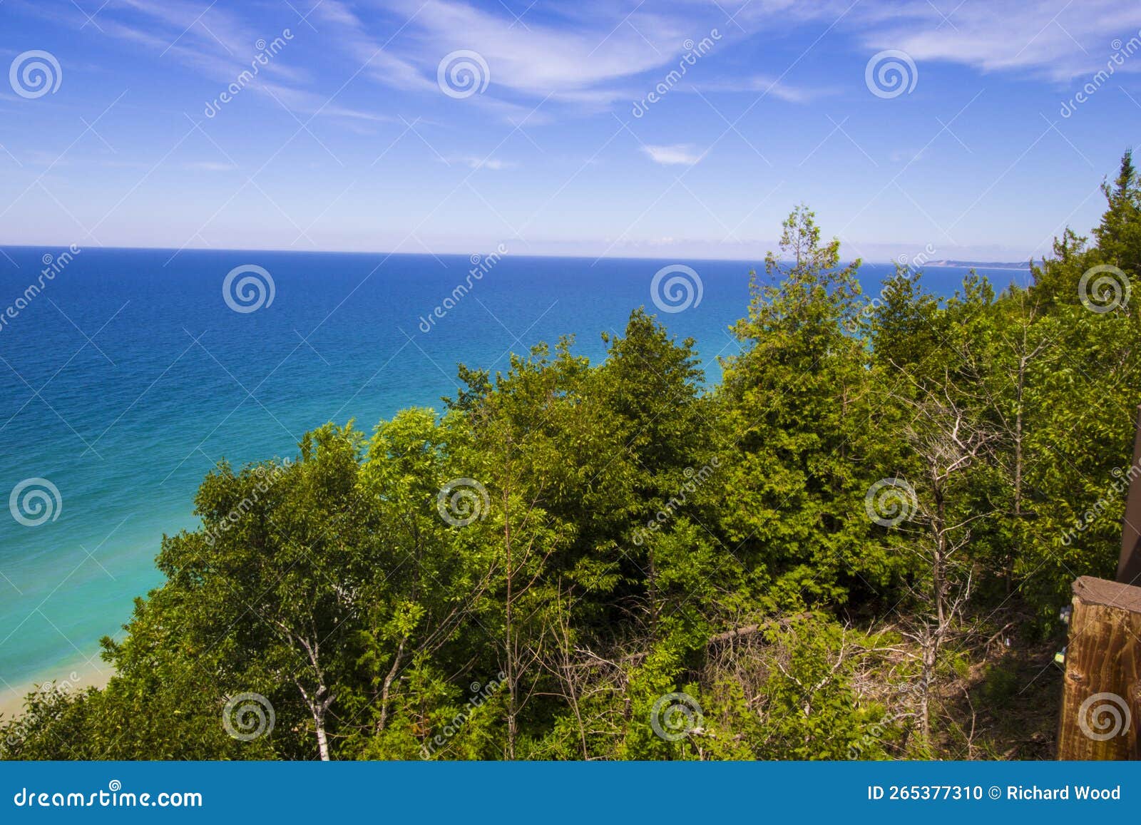 Inspiration Point, Arcadia Dunes, Michigan Stock Photo - Image of lakes ...