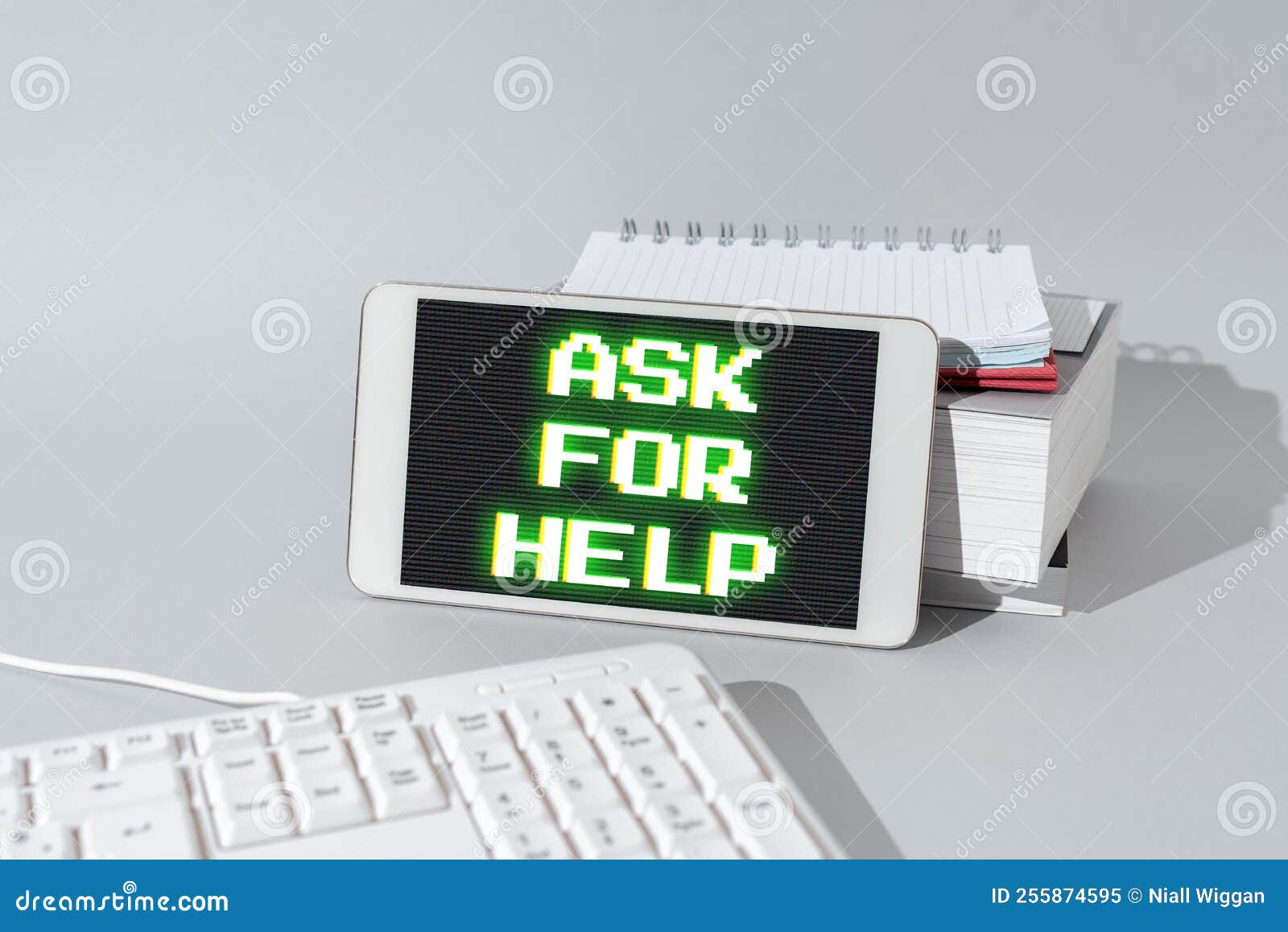 Text Showing Inspiration Ask for Help. Word for Request To Support ...