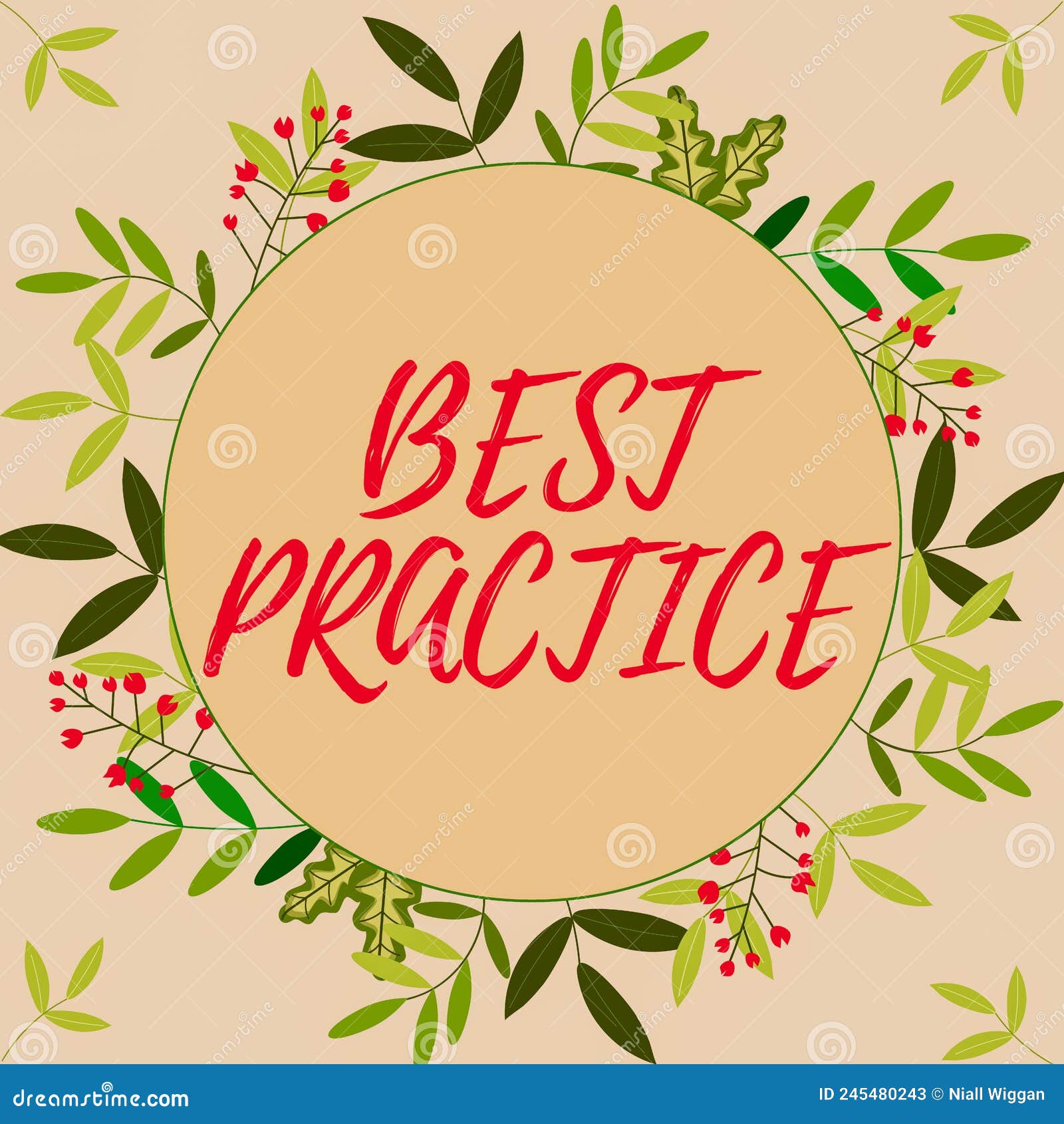 Text Showing Inspiration Best Practice. Business Showcase Method ...