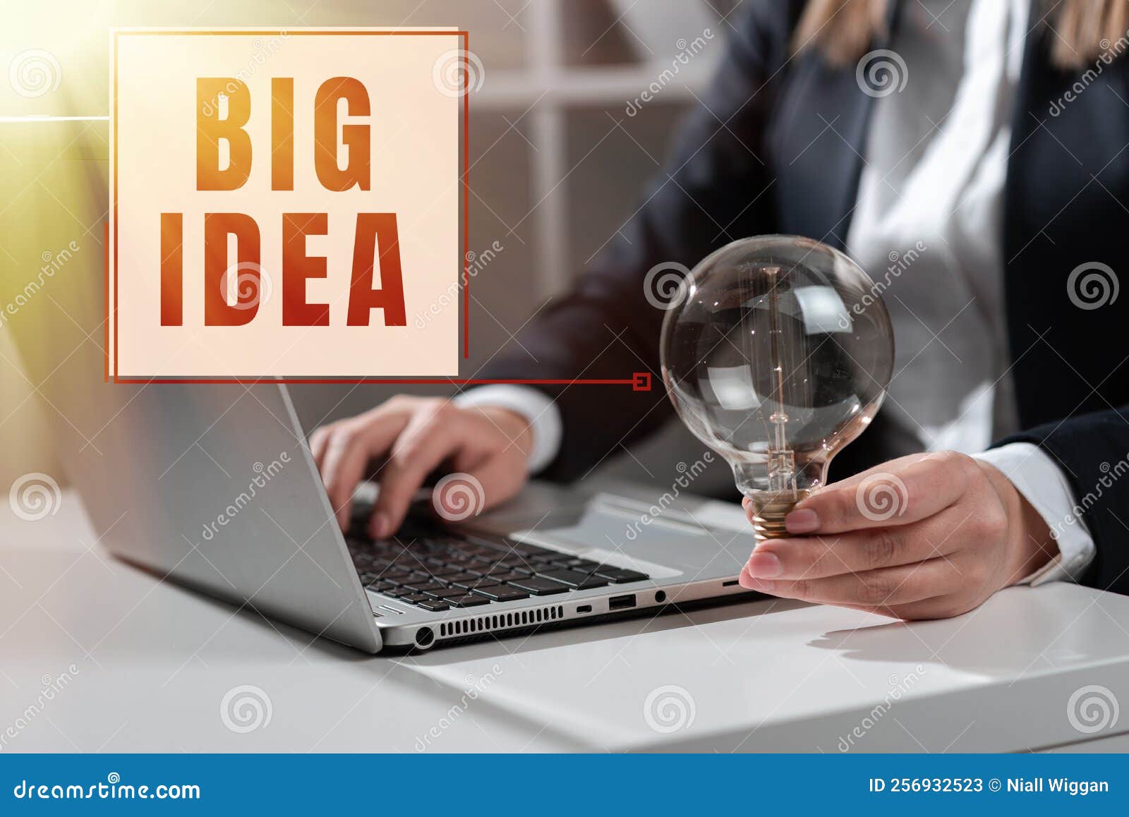 Inspiration Showing Sign Big Idea. Concept Meaning Having Great ...