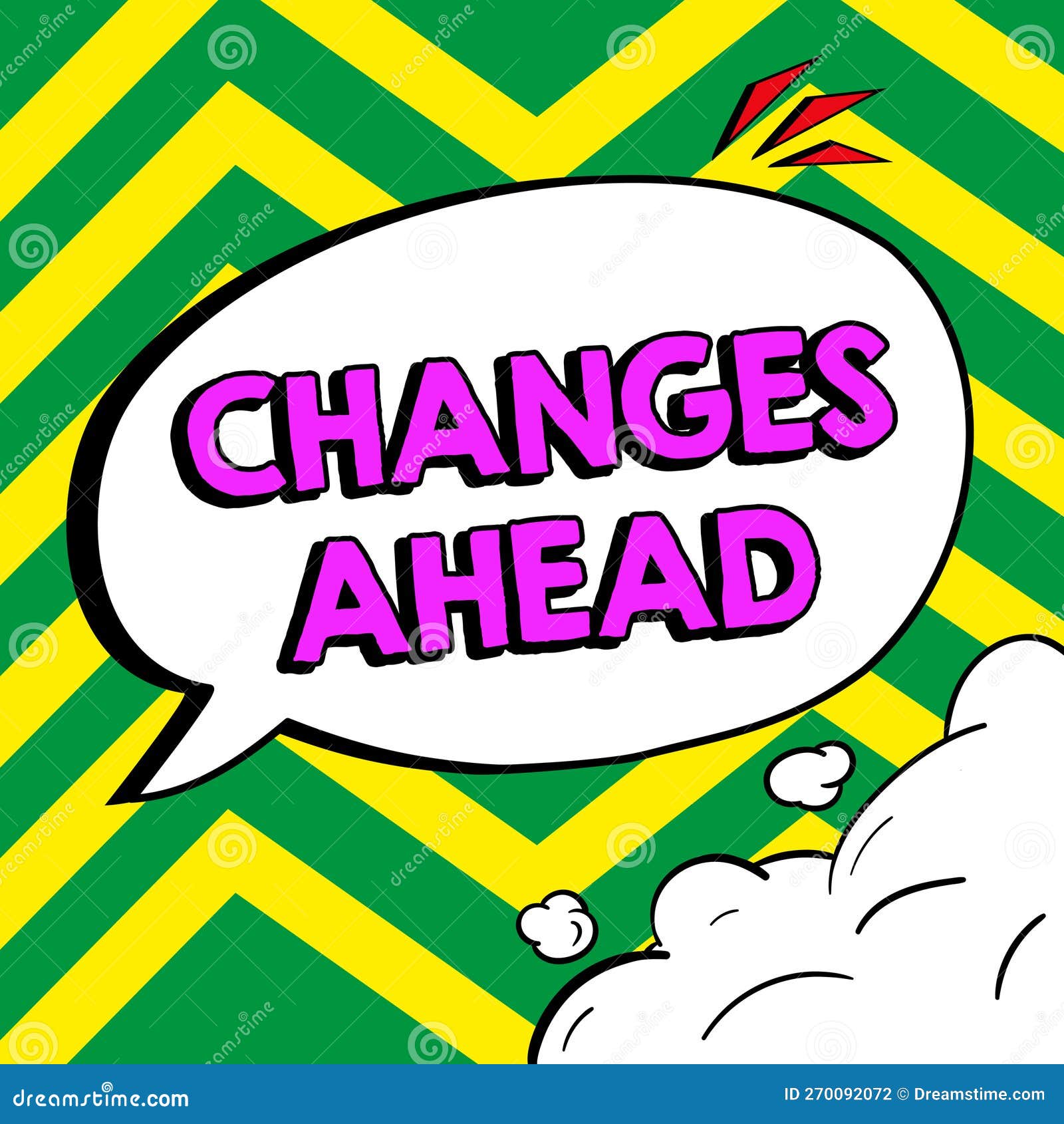 Inspiration Showing Sign Changes Ahead. Concept Meaning To Replace with ...