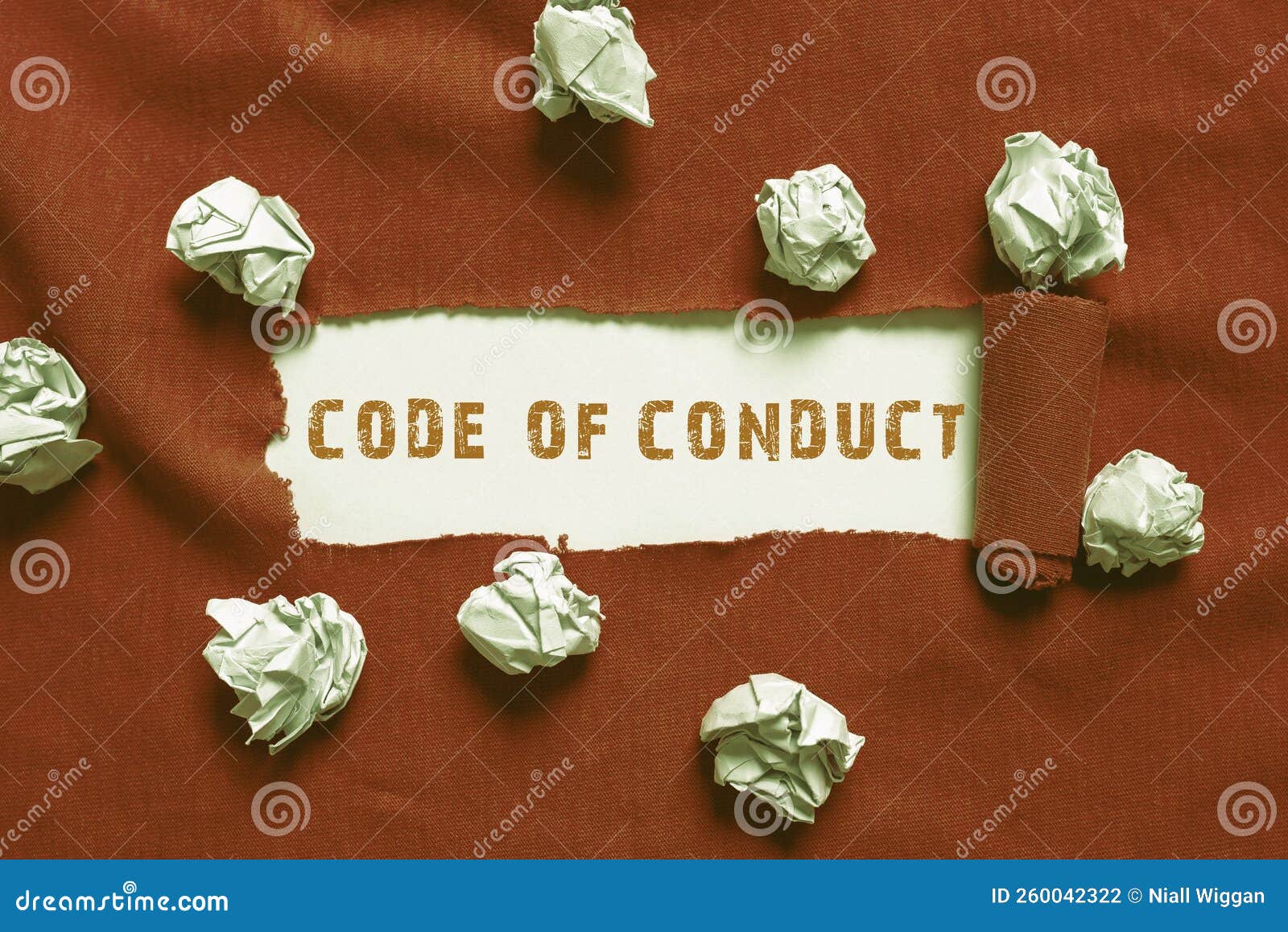 Inspiration Showing Sign Code of Conduct. Business Concept Set of ...