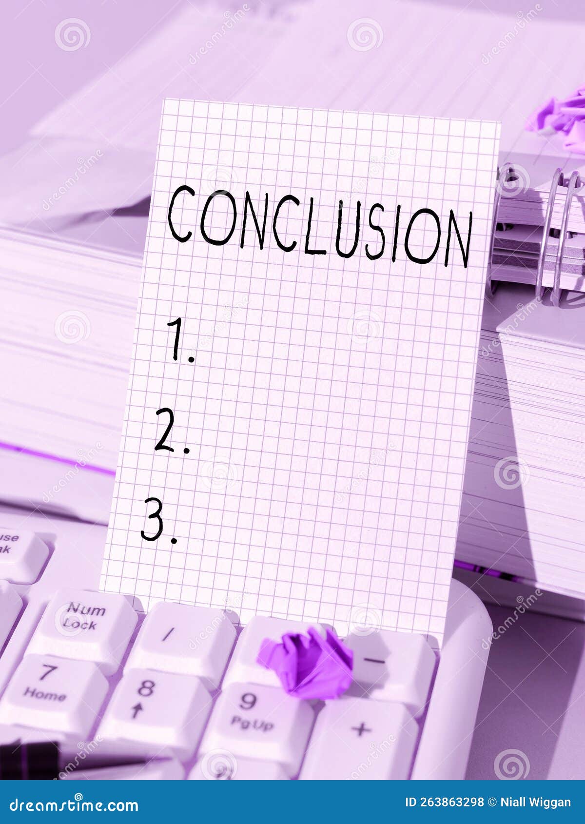 Inspiration Showing Sign Conclusion. Concept Meaning Results Analysis ...