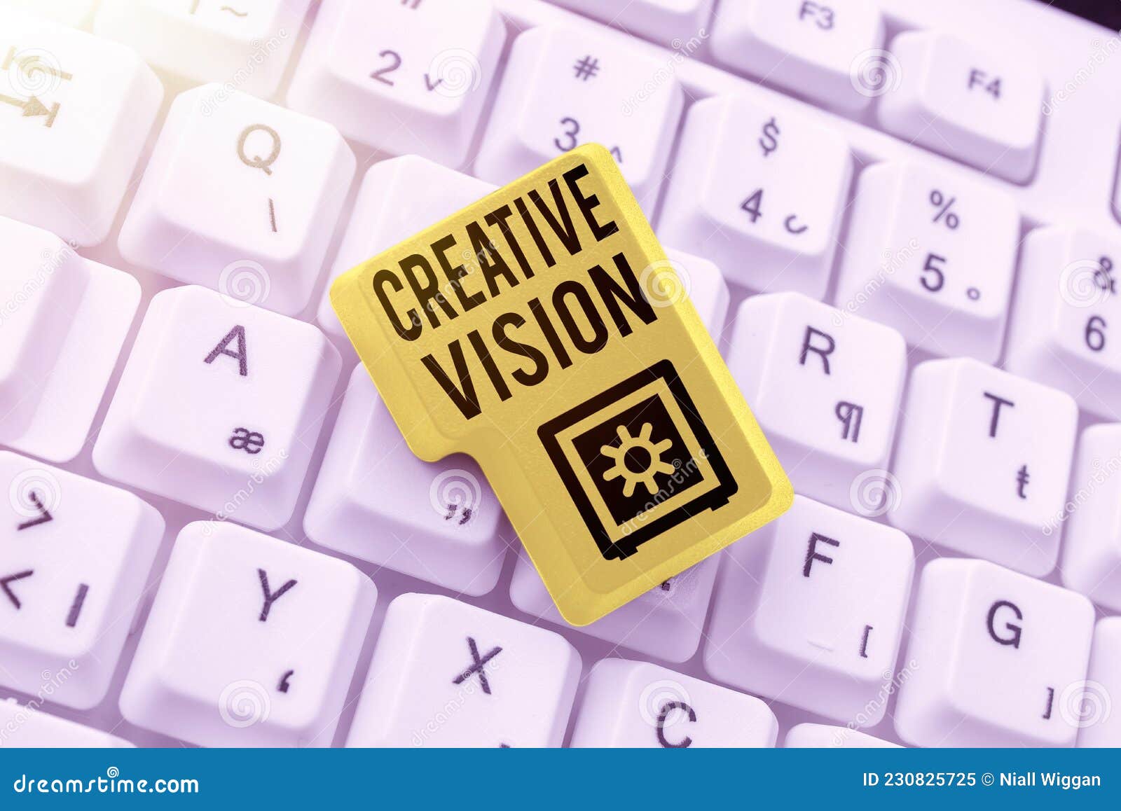 Conceptual Display Creative Vision. Business Showcase Process of ...