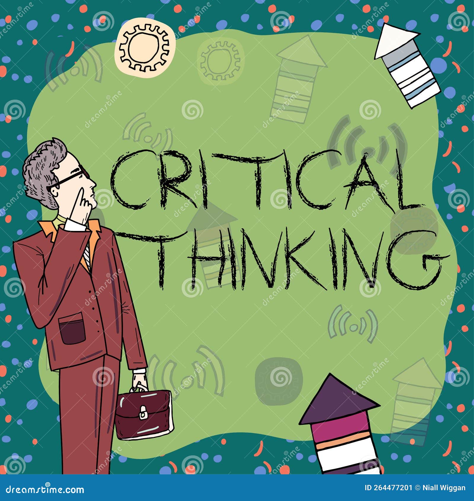 Inspiration Showing Sign Critical Thinking. Internet Concept Sequence ...