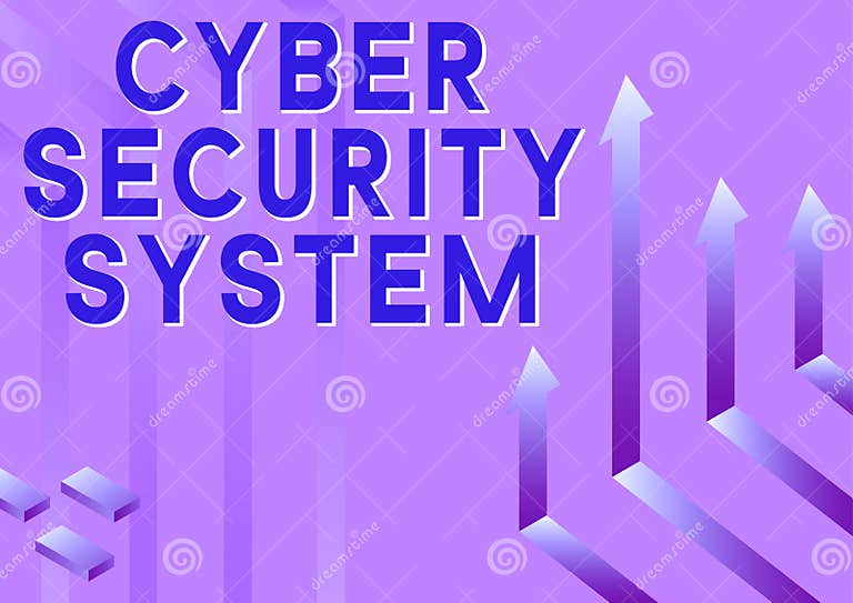 Inspiration Showing Sign Cyber Security System. Concept Meaning ...