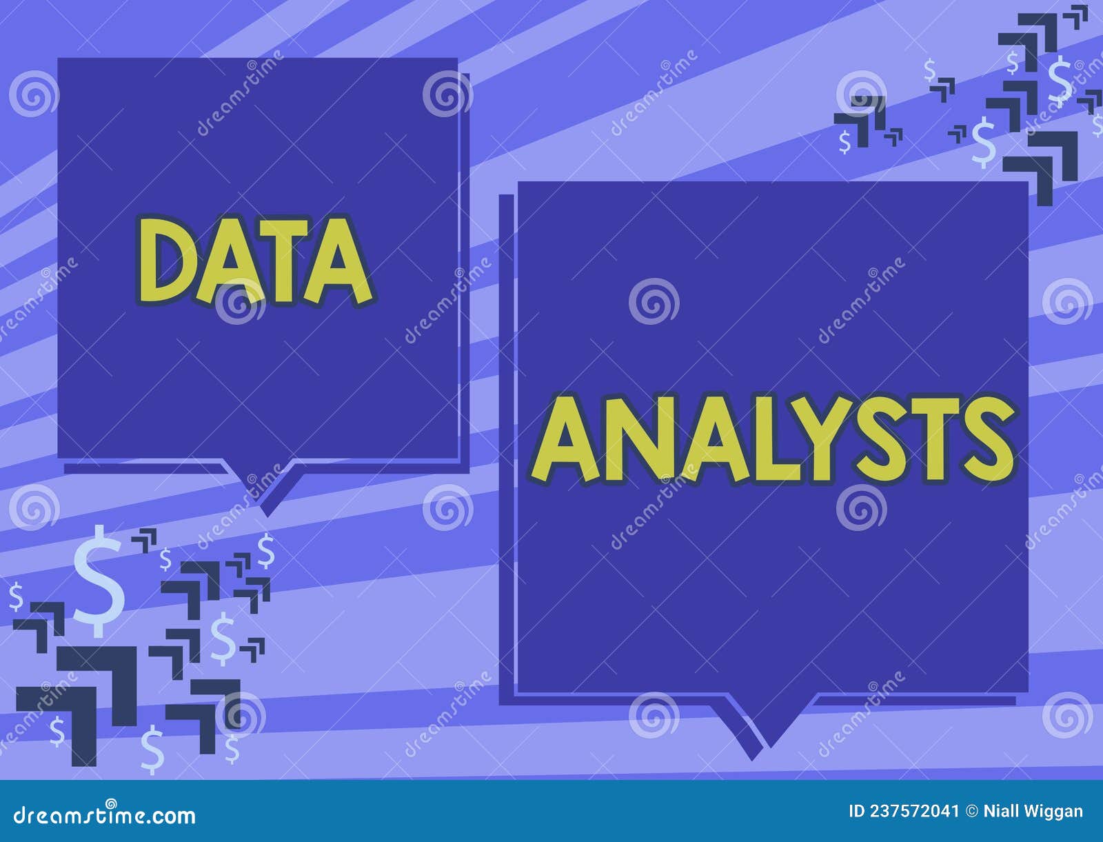 Inspiration Showing Sign Data Analysts. Internet Concept Programmer Design and Create Report ...
