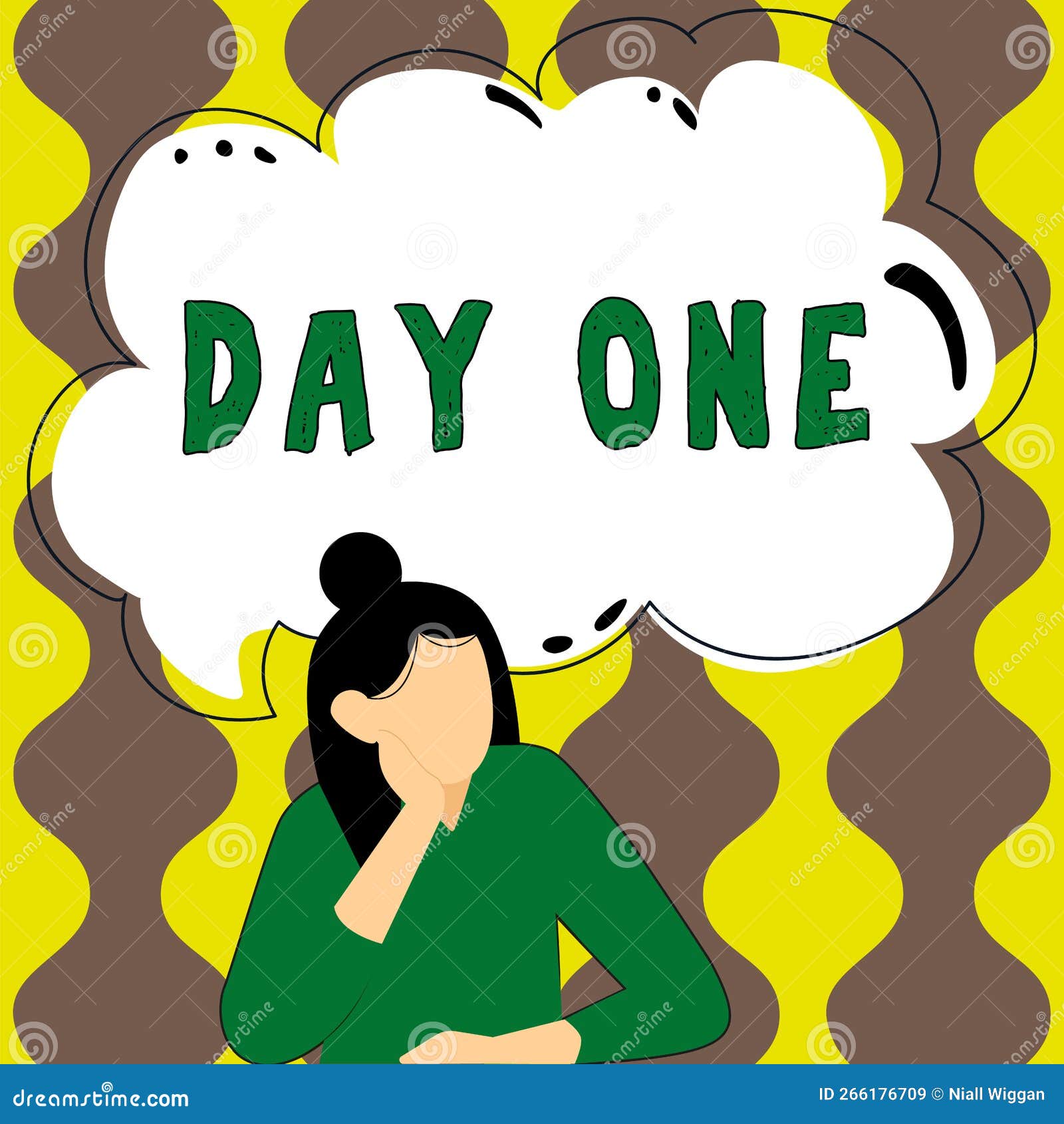 Inspiration Showing Sign Day One. Internet Concept Start Moment First ...