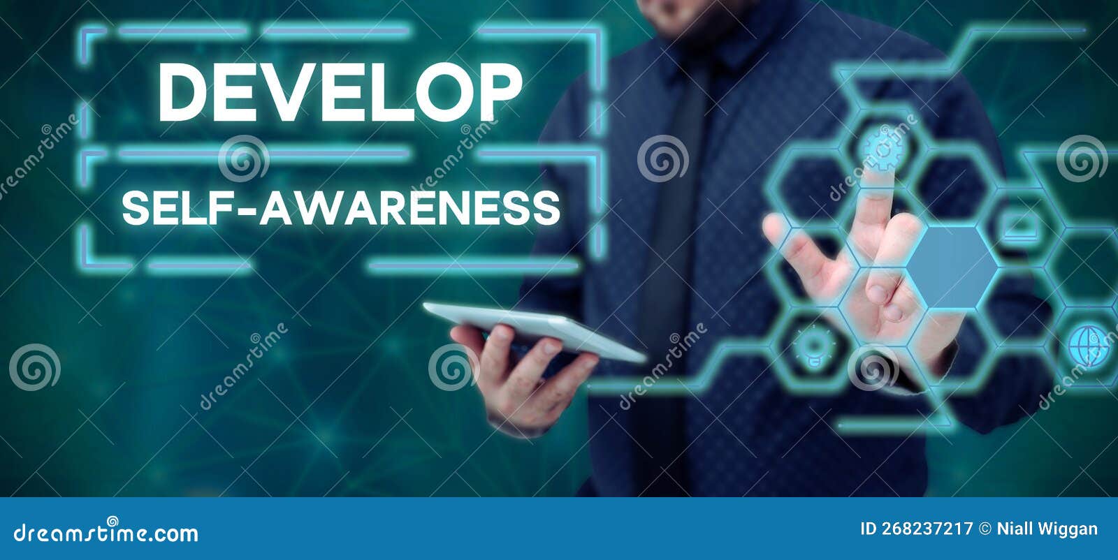 Inspiration Showing Sign Develop Self Awareness. Internet Concept ...