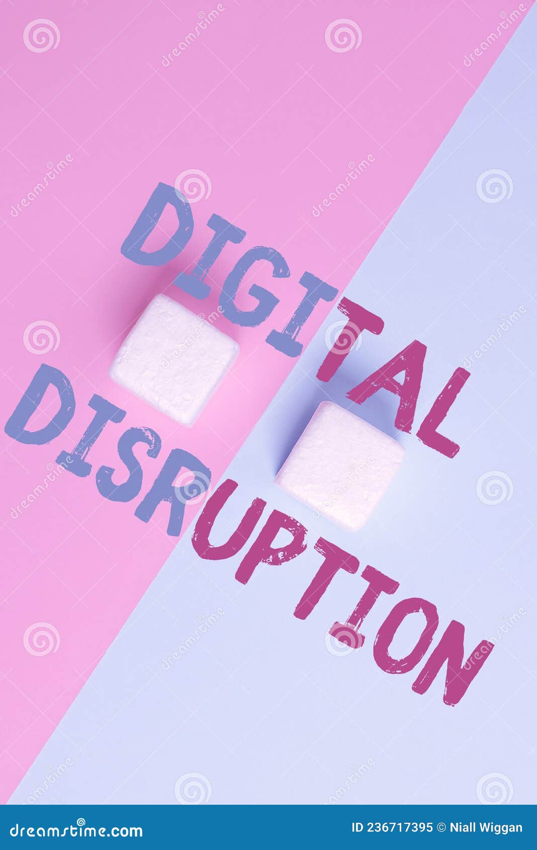 Inspiration Showing Sign Digital Disruption. Word Written on Changes ...