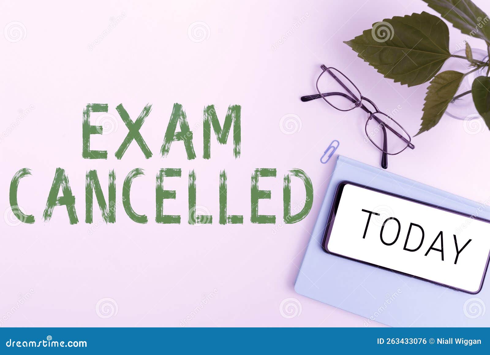 Inspiration Showing Sign Exam Cancelled. Business Concept the Precise ...