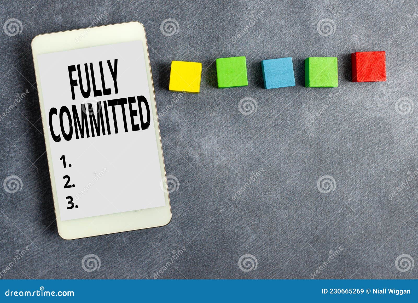 Inspiration Showing Sign Fully Committed. Word Written on Extremely ...