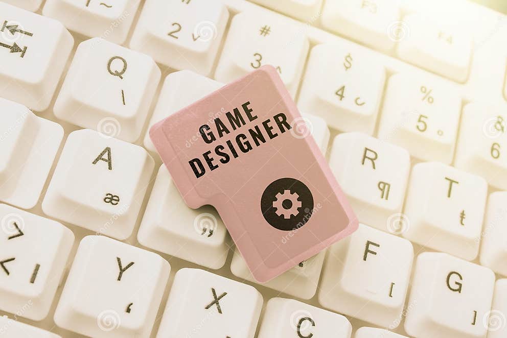 Writing Displaying Text Game Designer. Word for Campaigner Pixel Scripting Programmers Consoles ...