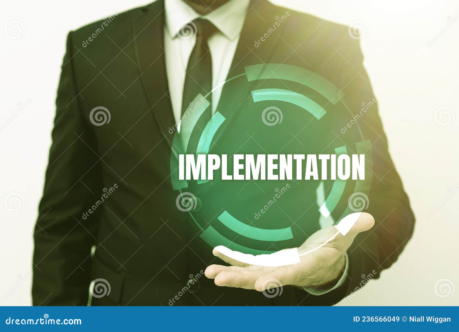 Text Showing Inspiration Implementation. Business Approach the Process ...
